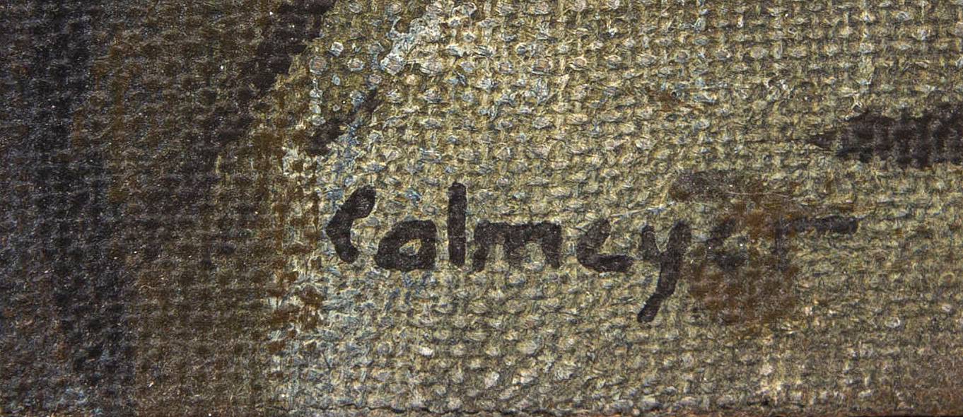 Gösta Calmeyer, olja på duk signerad. - Bukowskis