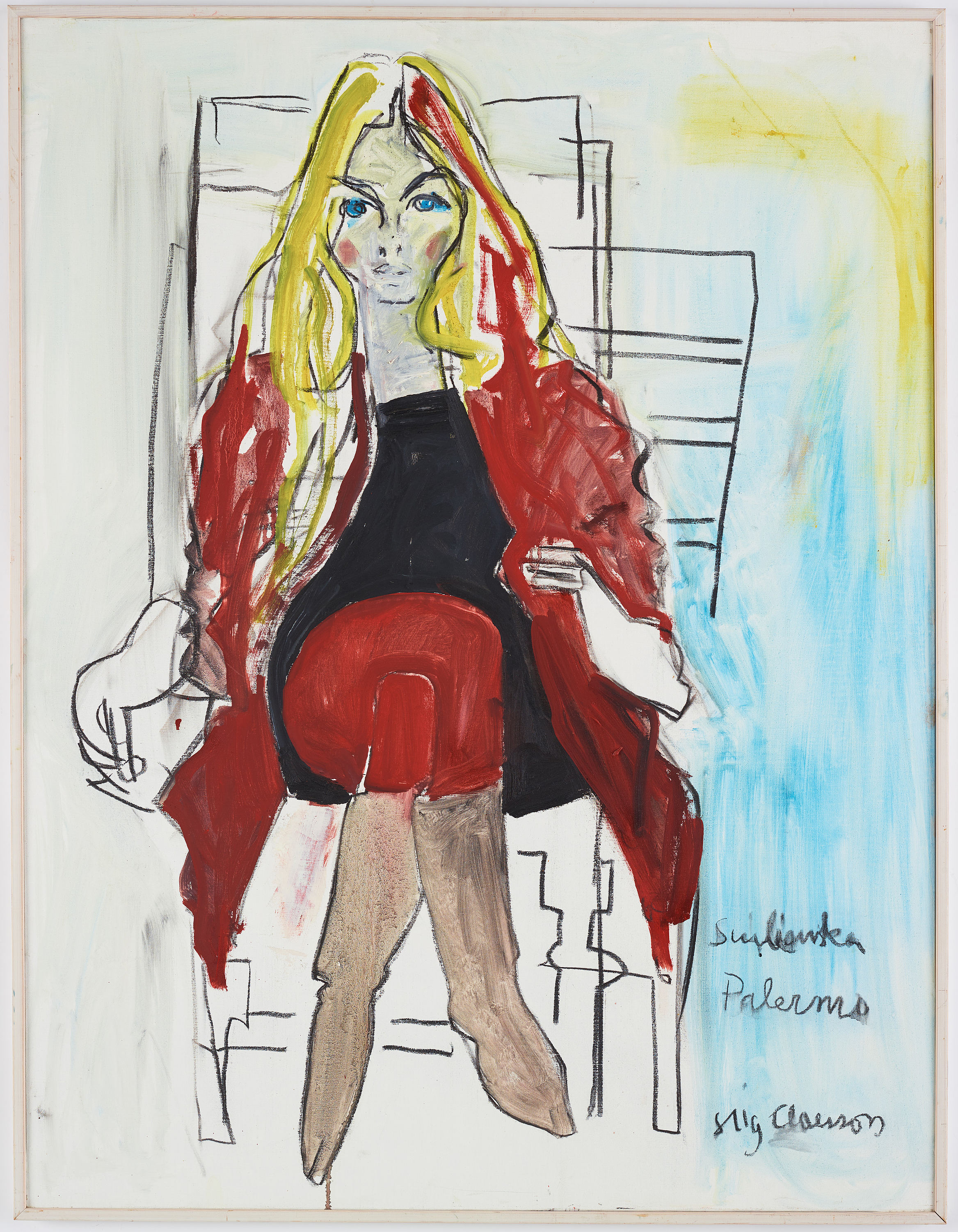 Stig Claesson, oil on canvas, signed. - Bukowskis