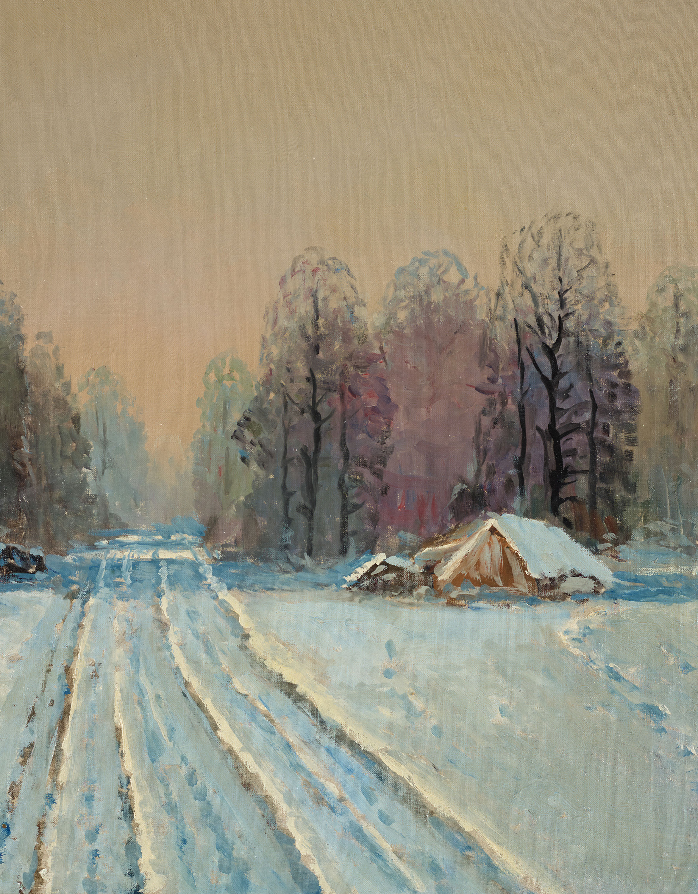 Wiktor Korecki, oil on canvas, signed. - Bukowskis