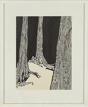 Natalie Wild, ink on paper, 2010. - Bukowskis