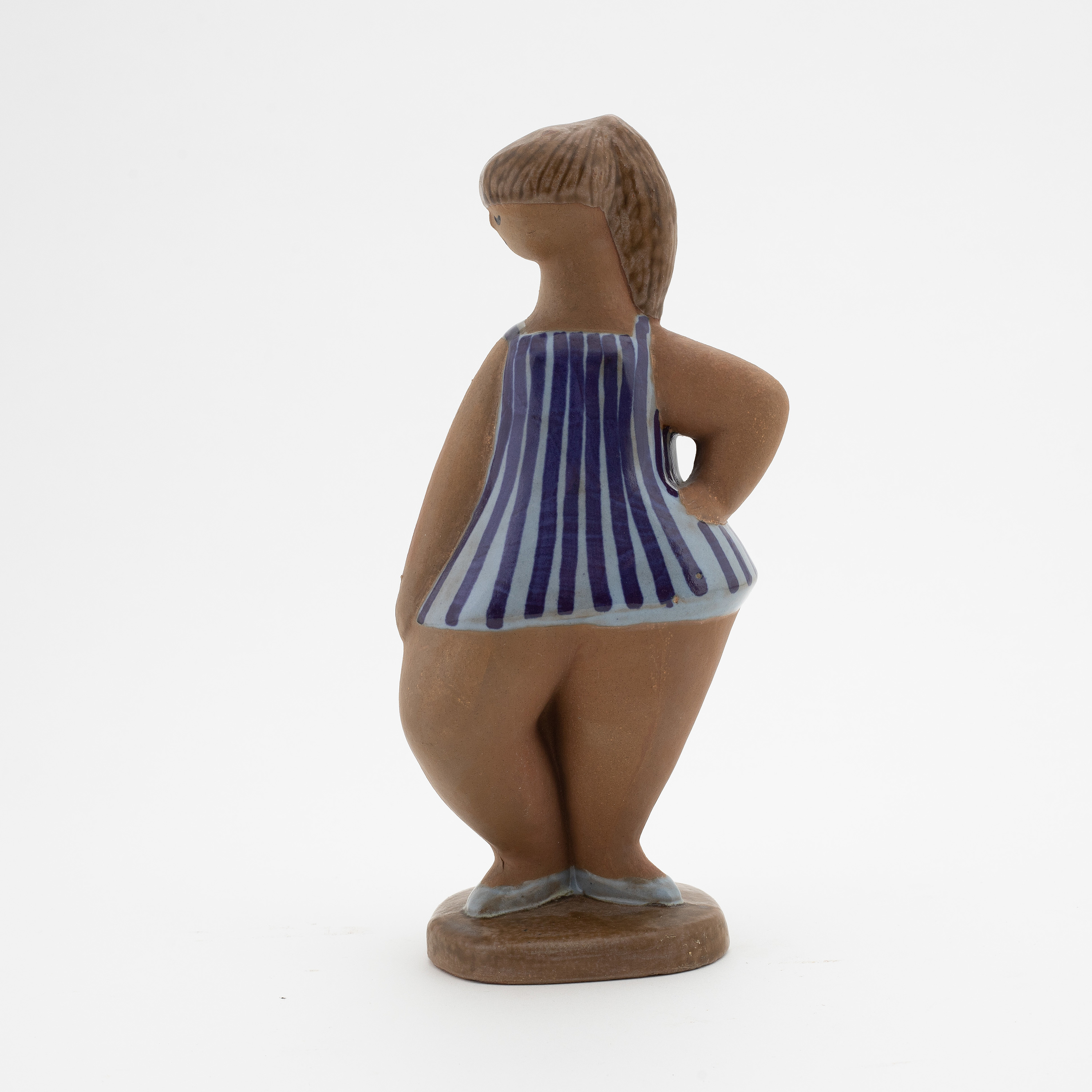 Lisa Larson, a 'Dora' stoneware figurine from the series 'ABC-flickorna', Gustavsberg. - Bukowskis