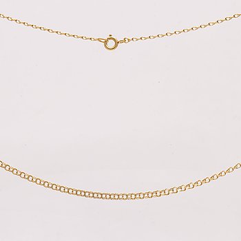 Collier 18K guld, Bismarck-länk, ca 66 cm, 6,5 g. - Bukowskis