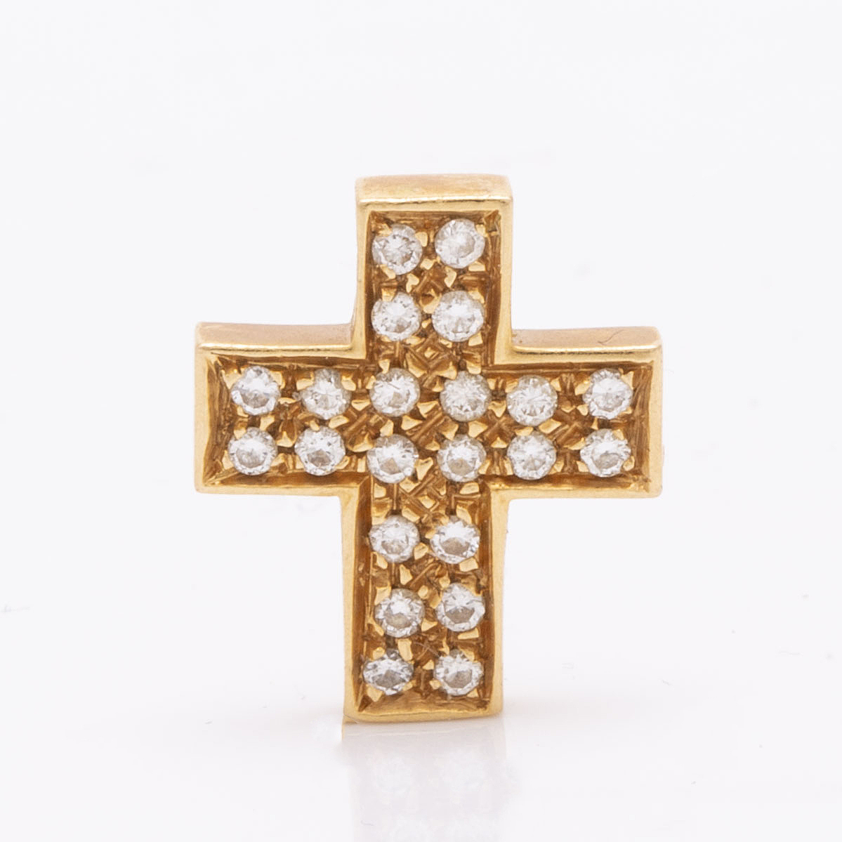 Hänge 18K guld med briljanter ca 0,10 ct, ca 14x11 mm. - Bukowskis