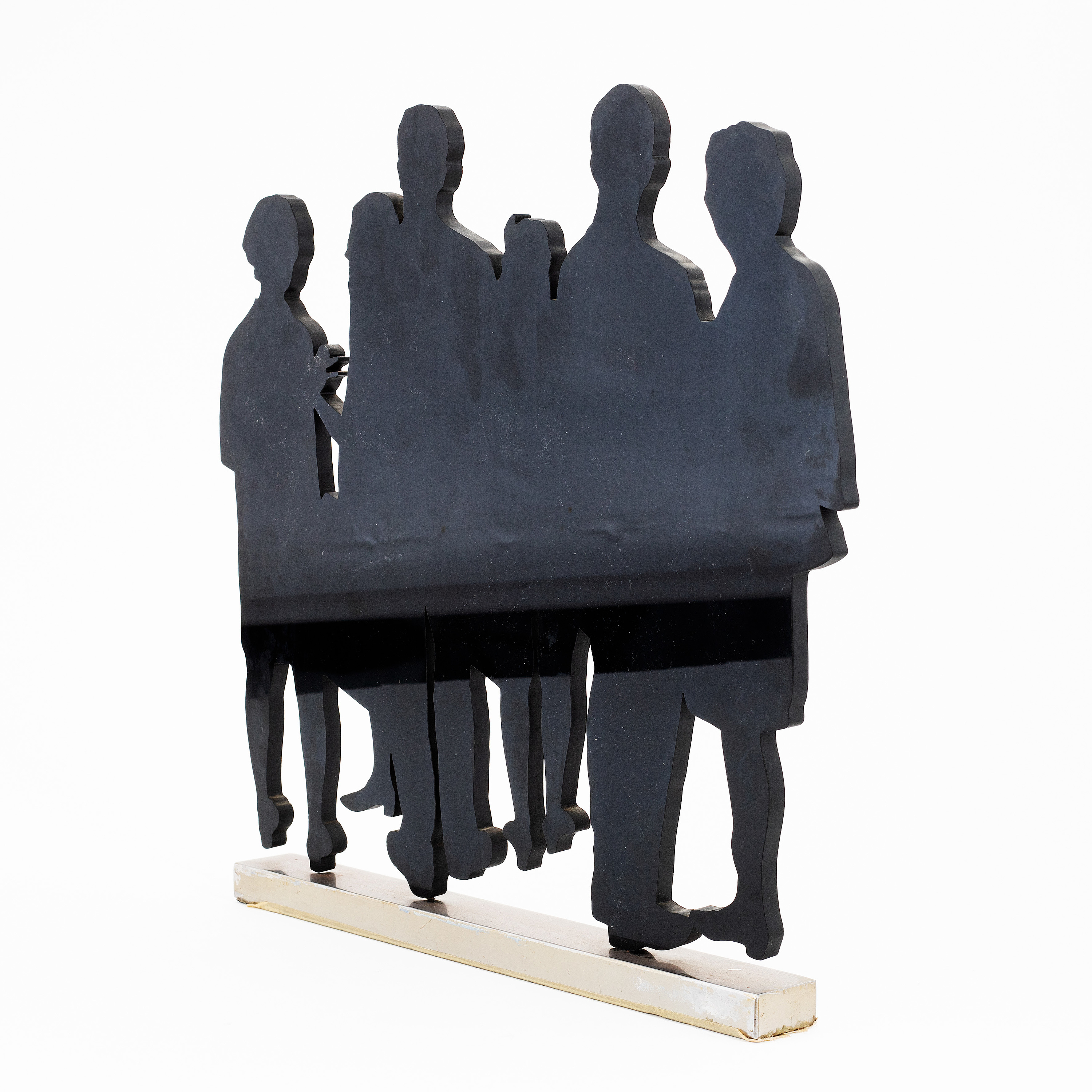 Howard Kanowitz, a sculpture, silkscreen on plexi glass, signed and ...