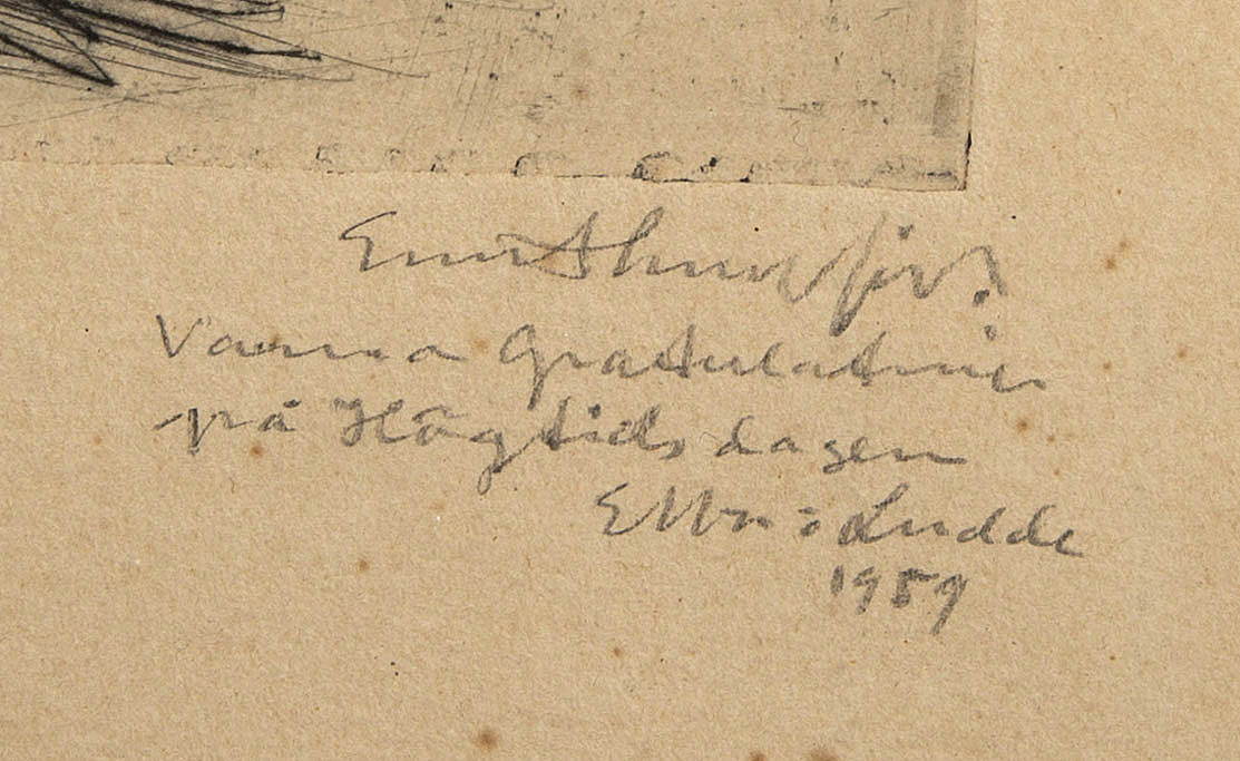 Evert Lundquist, etching signed and numbered 8/50. - Bukowskis