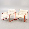 Thomas Jelinek & John Forsén, fåtöljer, 1 par, "Kuling", IKEA, 1971 ...
