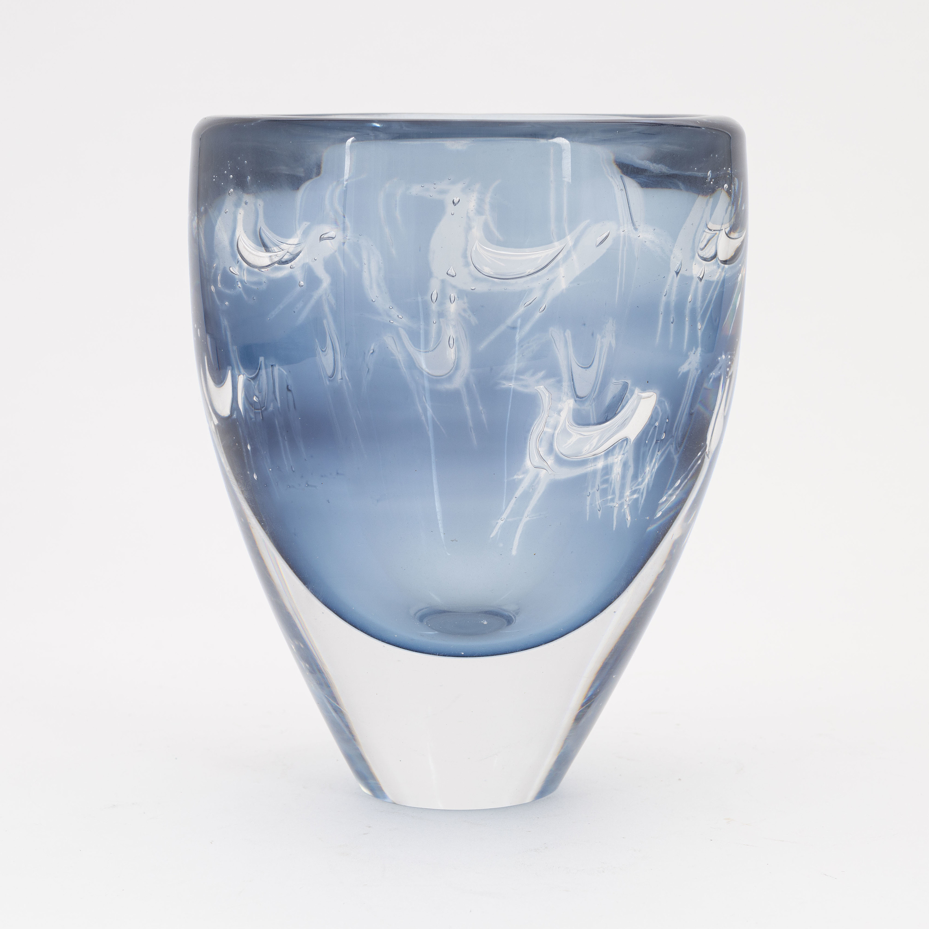 Ingeborg Lundin, an Ariel glass vase, Orrefors. - Bukowskis