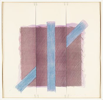 Richard Smith, lithograph in colours, 1978, signed 49/50. - Bukowskis