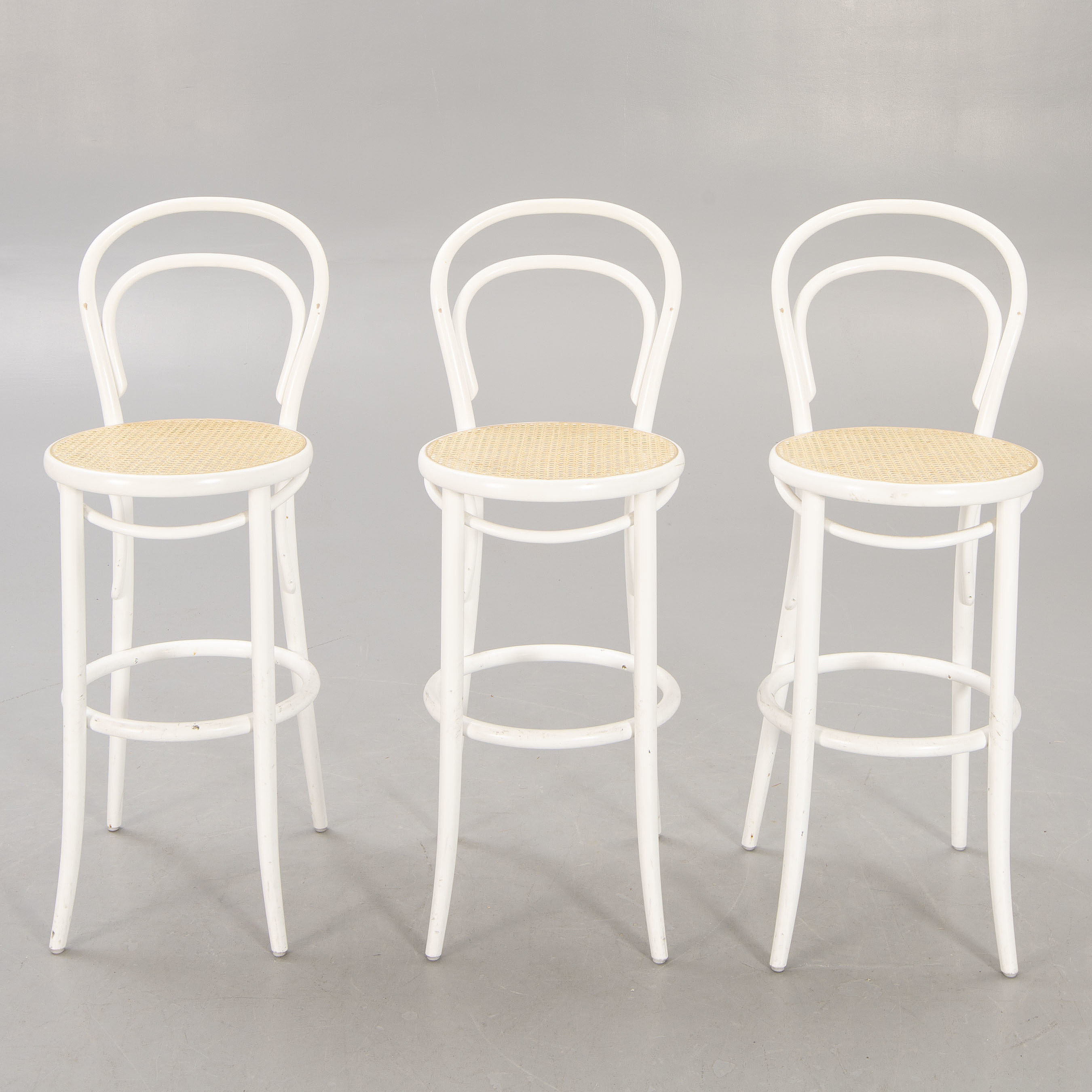A set of six lacquered TON bar stools 21st century. - Bukowskis