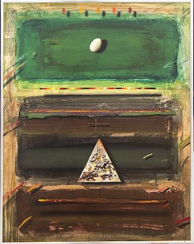 Jörgen Waring, oil on panel signed and dated 84. - Bukowskis