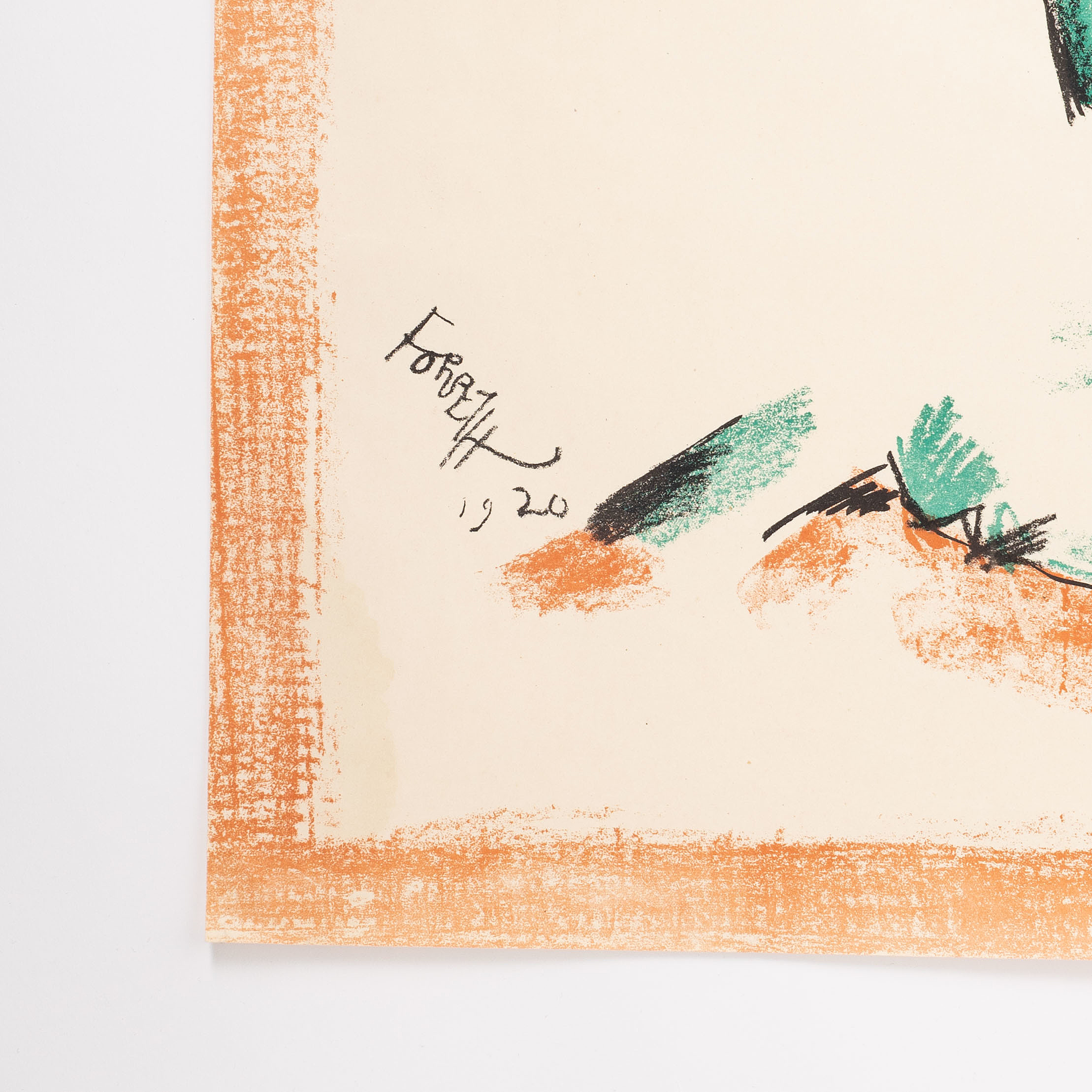 Einar Forseth, affisch, Rokotryck, A.-B. Kopia, Sthlm, 1920. - Bukowskis