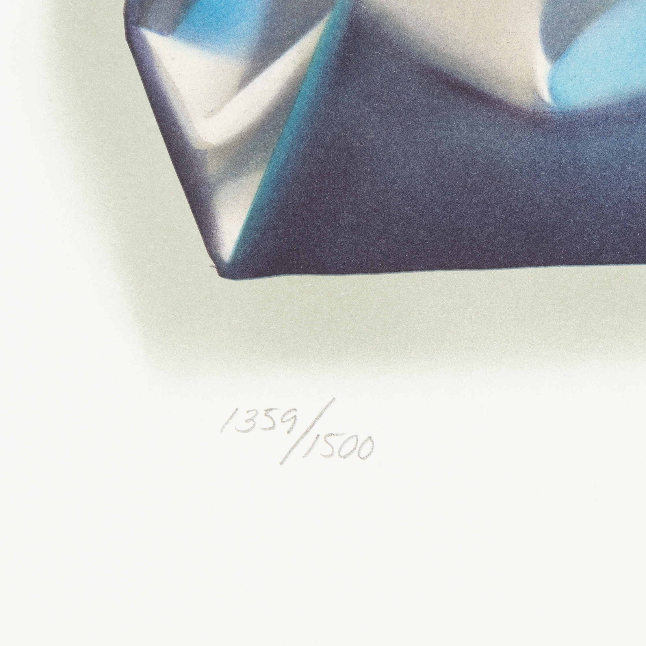 Yrjö Edelmann, färglitografi, 2001, signerad 1359/1500. - Bukowskis