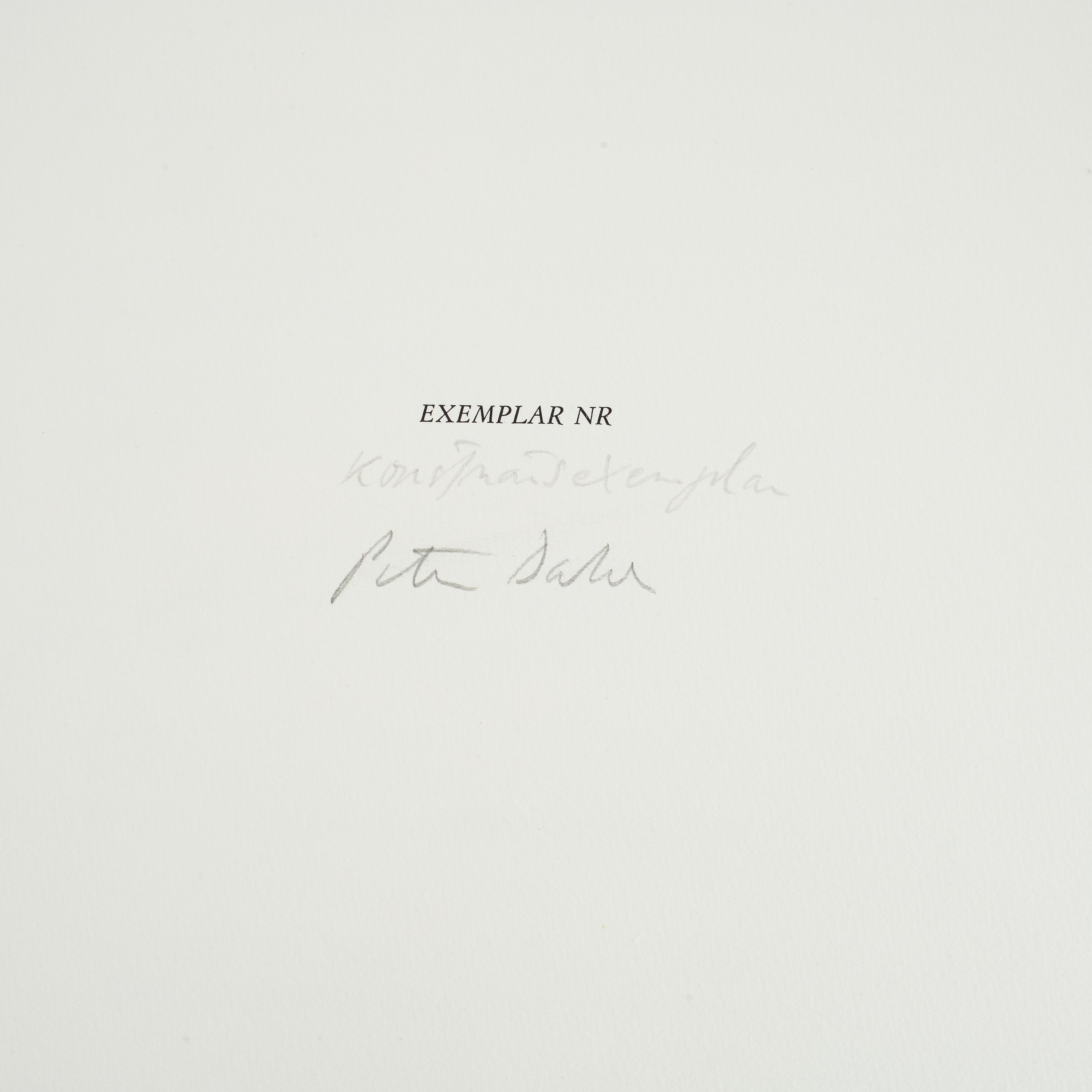 Peter Dahl, mapp, "Fredmans epistlar", 87 litografier, signerade EA ...