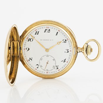 Hy Moser & Cie, pocket watch, hunter, 52 mm. - Bukowskis