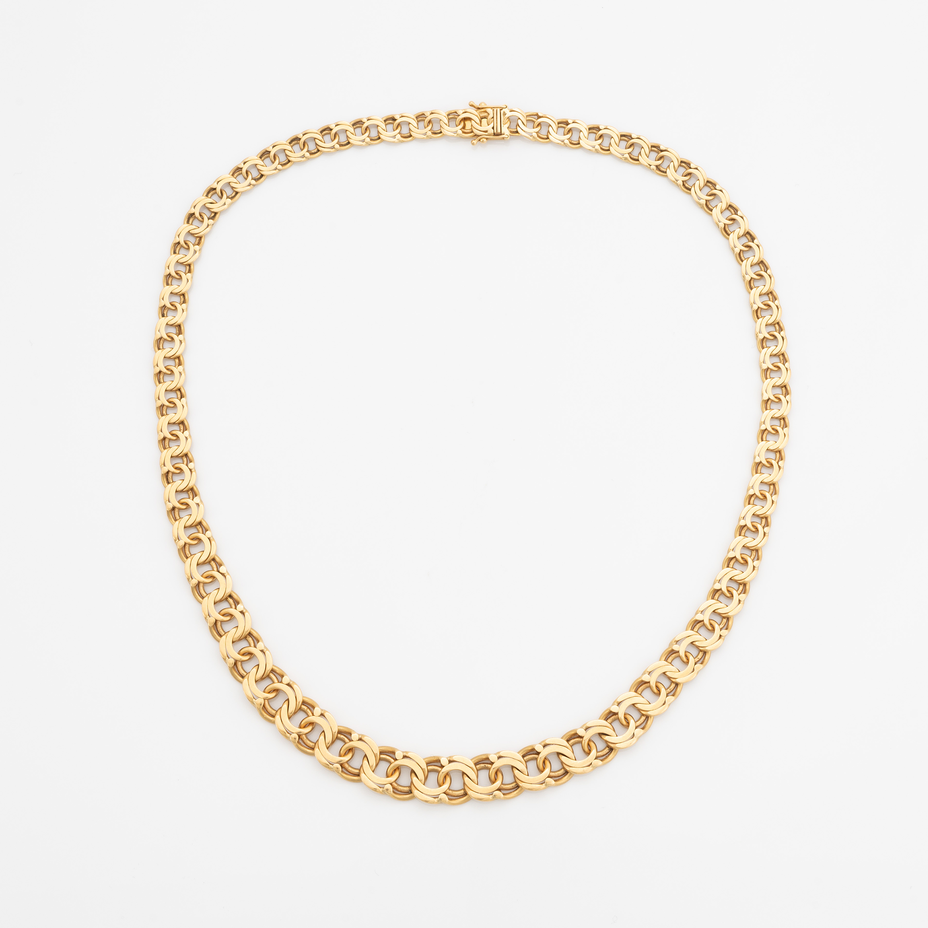 18K gold necklace. - Bukowskis