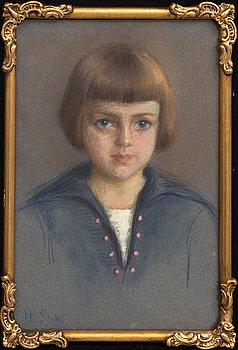 Hugo Salmson, pastell signerad. - Bukowskis