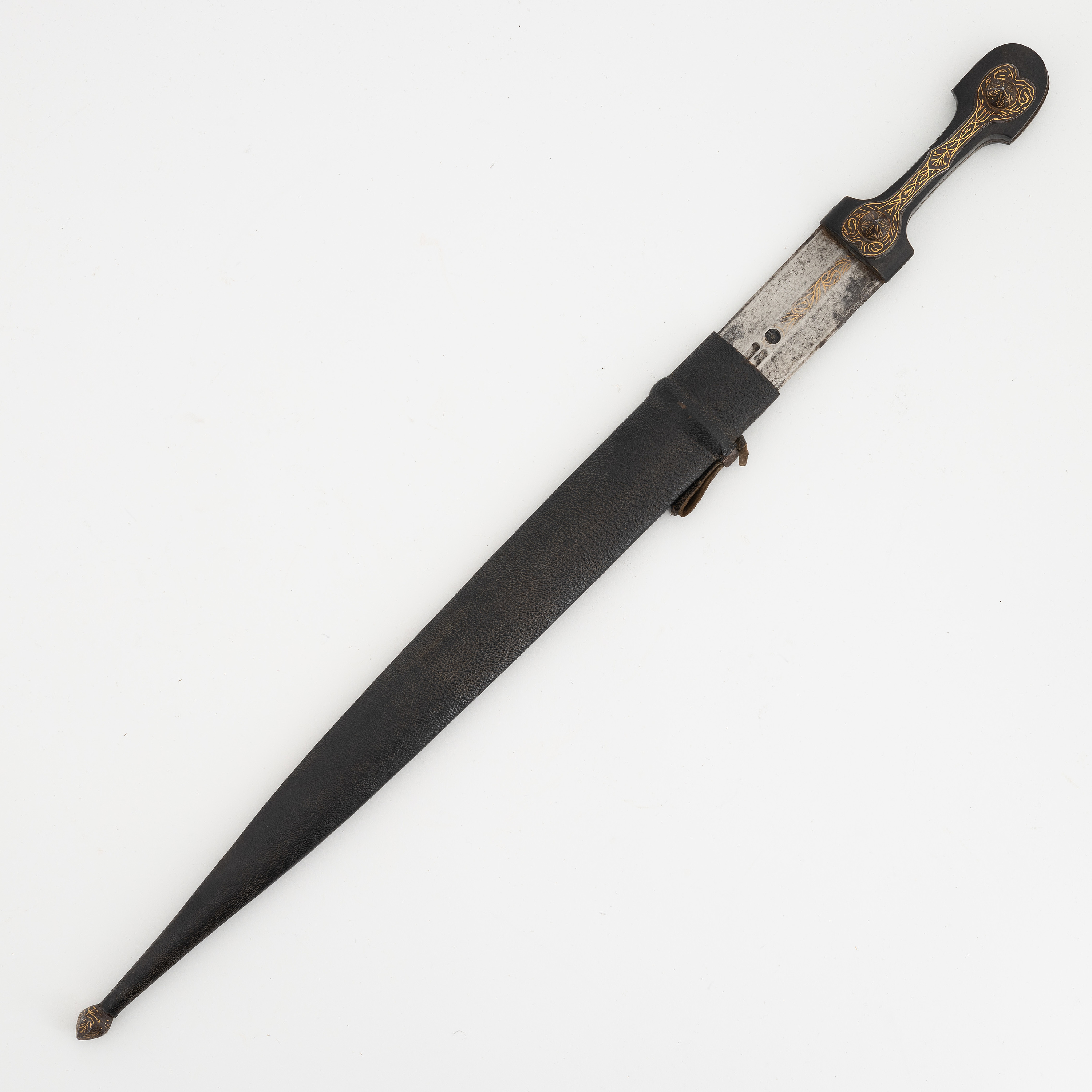 A Caucasian Kindjal dagger from around the year 1900. - Bukowskis