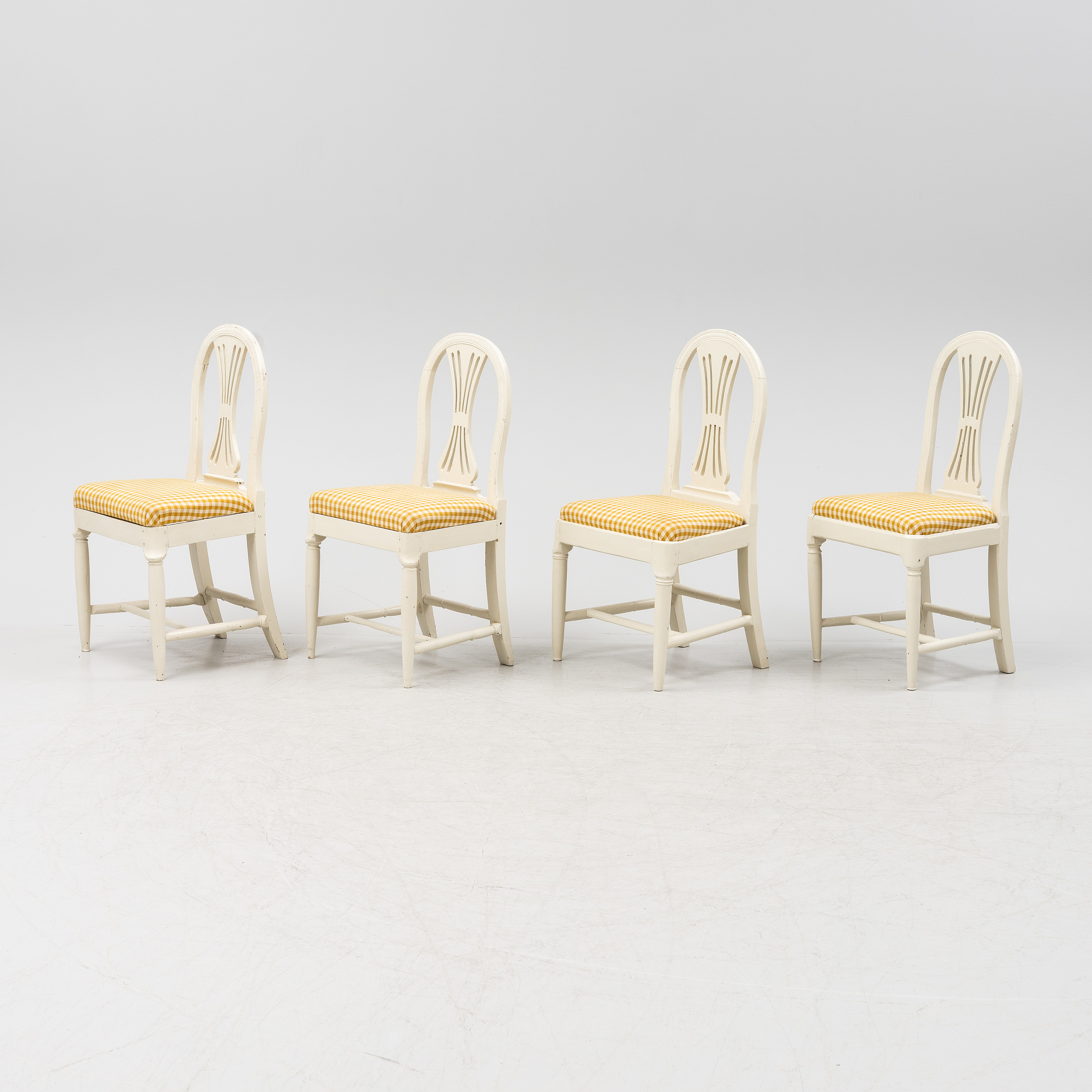 A set of four 19th Century chairs. - Bukowskis