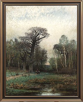 Johan Kindborg, olja på duk signerad och daterad 89. - Bukowskis