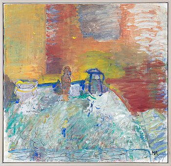 Maj Arnell, oil on canvas, signed and dated -95. - Bukowskis