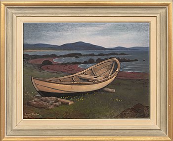 Arvid Carlson, oil on panel, signed and dated 1946. - Bukowskis