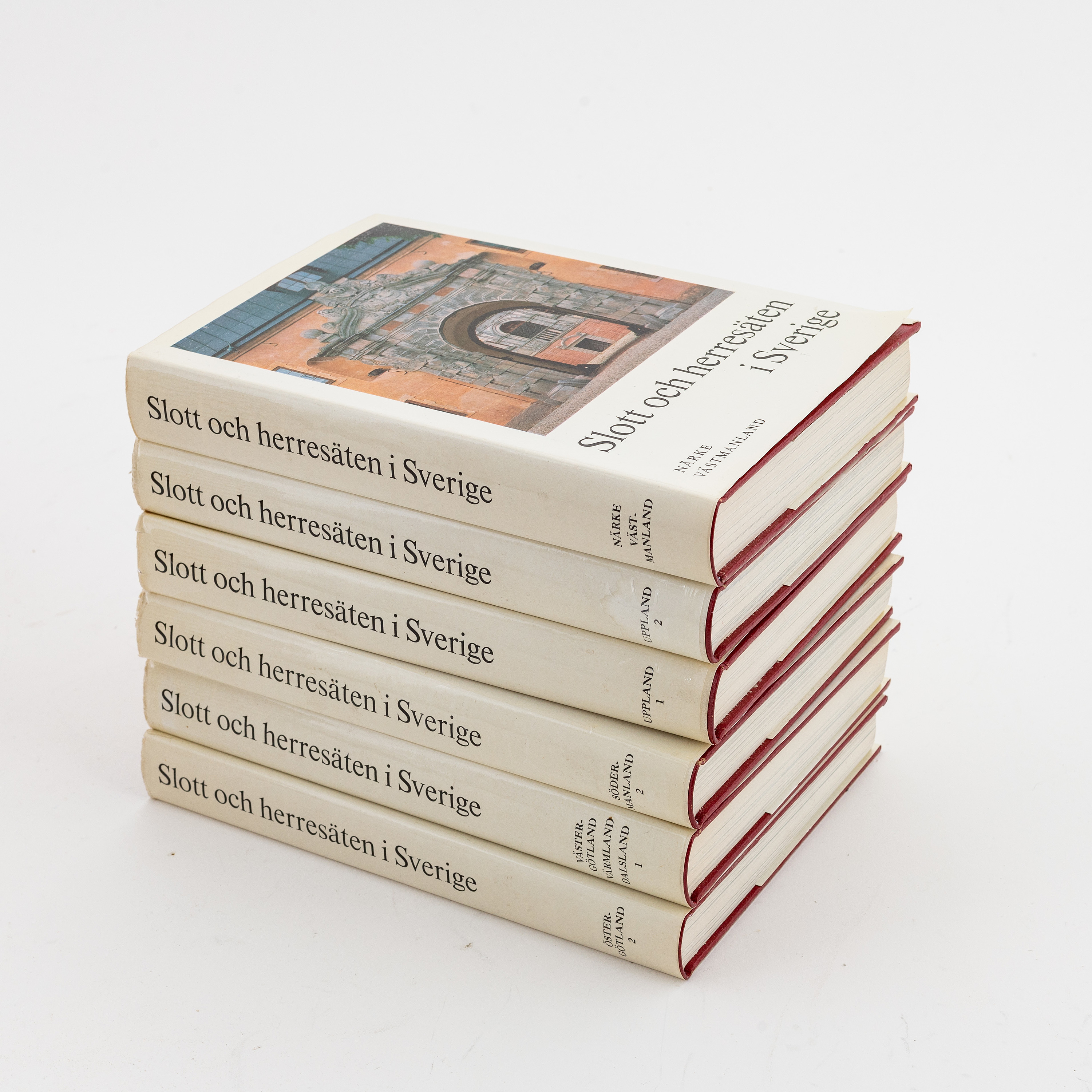 "Svenska slott och herresäten" in 18 volumes. - Bukowskis