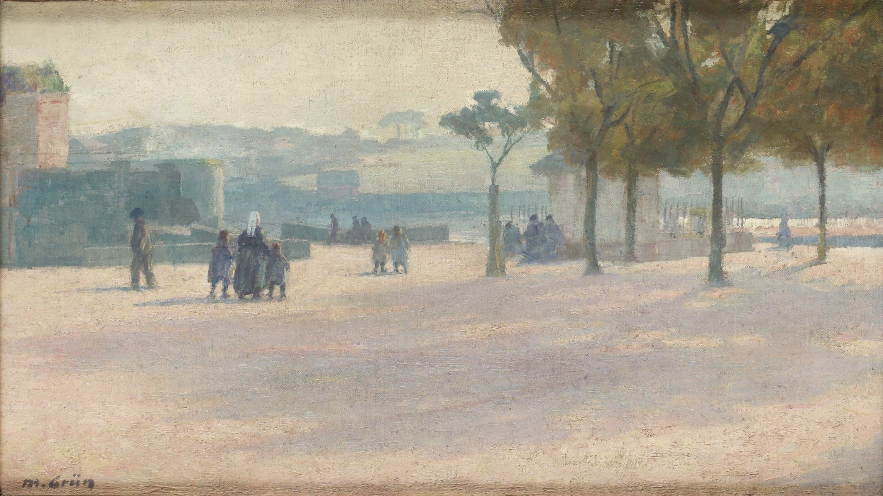 Maurice Grün, Parklandskap. - Bukowskis