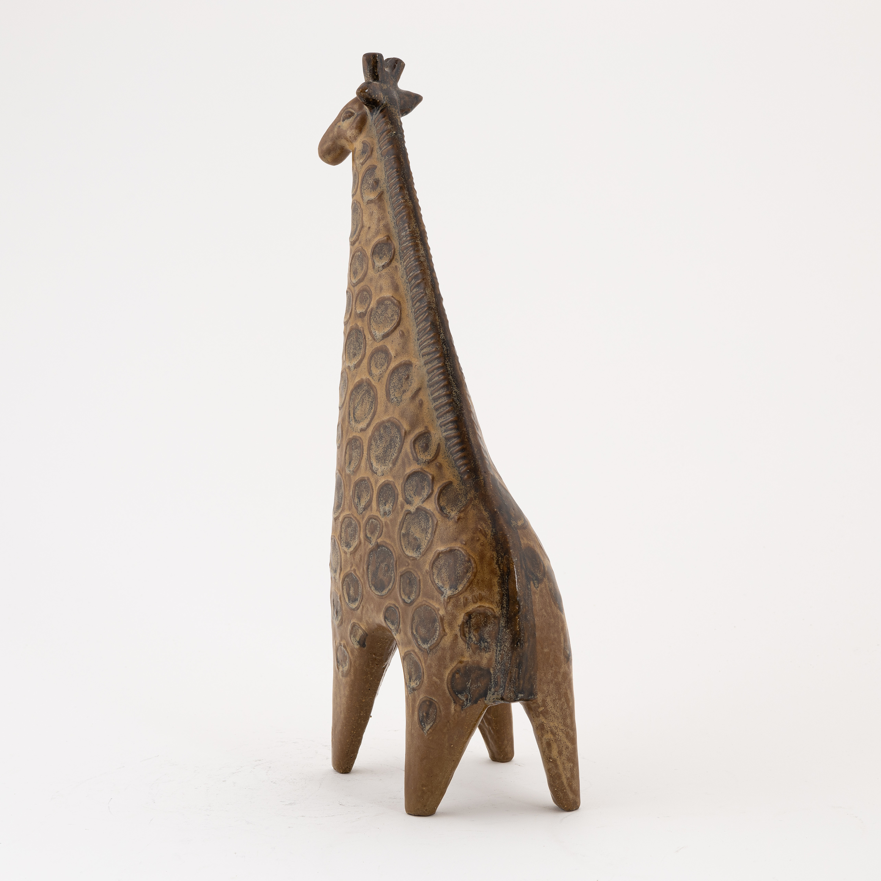 Lisa Larson, a stoneware figurine of a giraffe, Gustavsberg. - Bukowskis