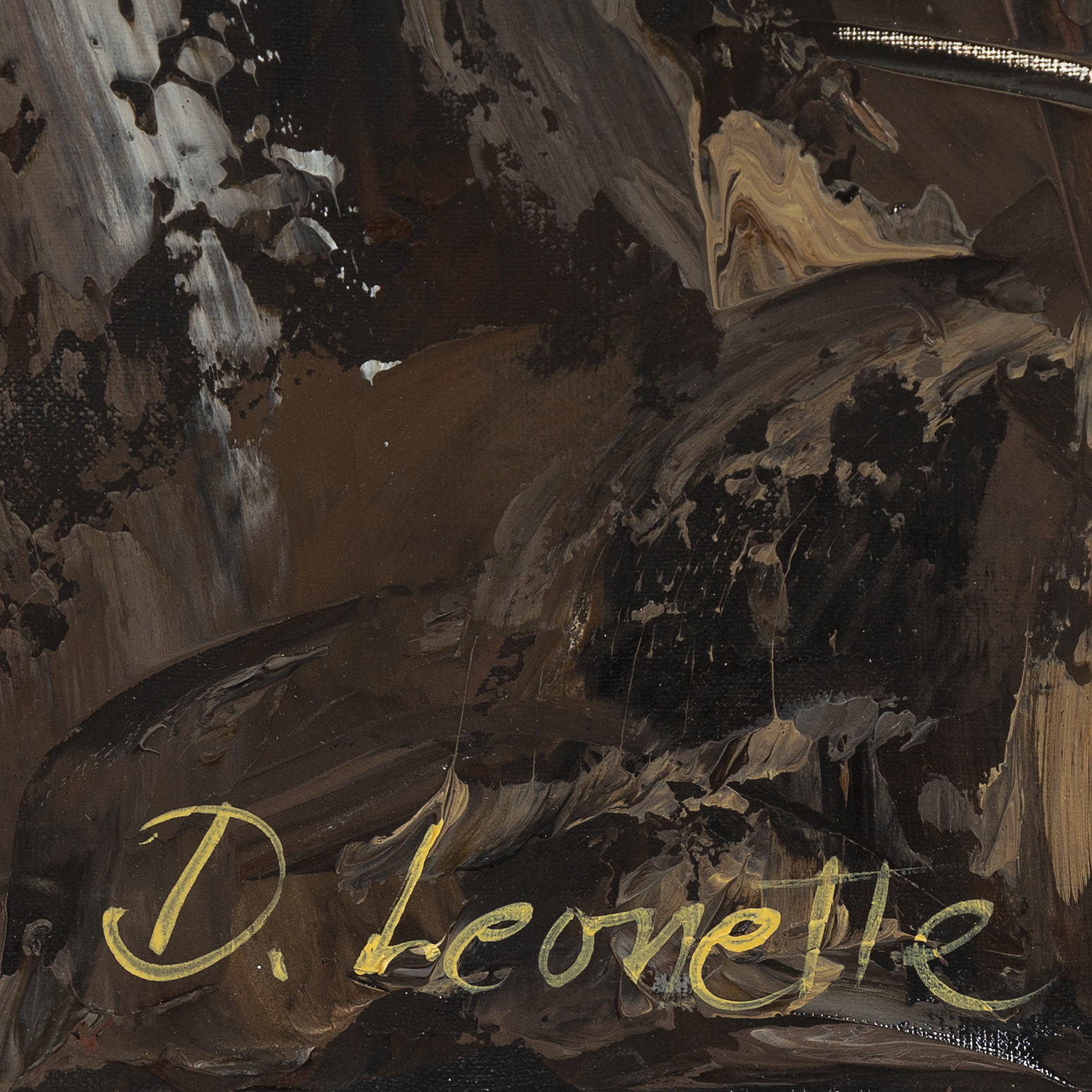 Dan Leonette, oil on canvas, signed. - Bukowskis