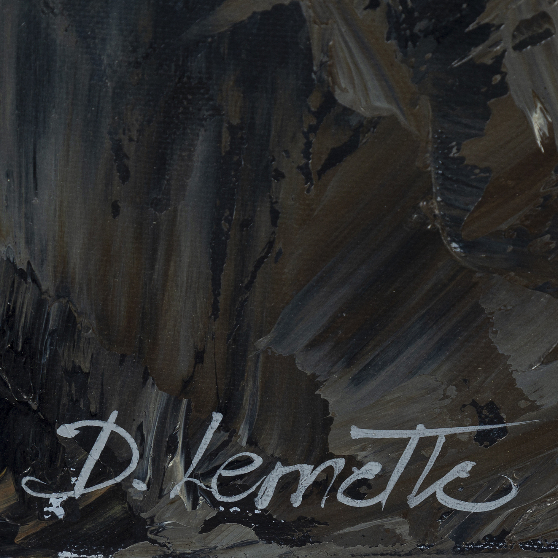 Dan Leonette, oil on canvas, signed. - Bukowskis