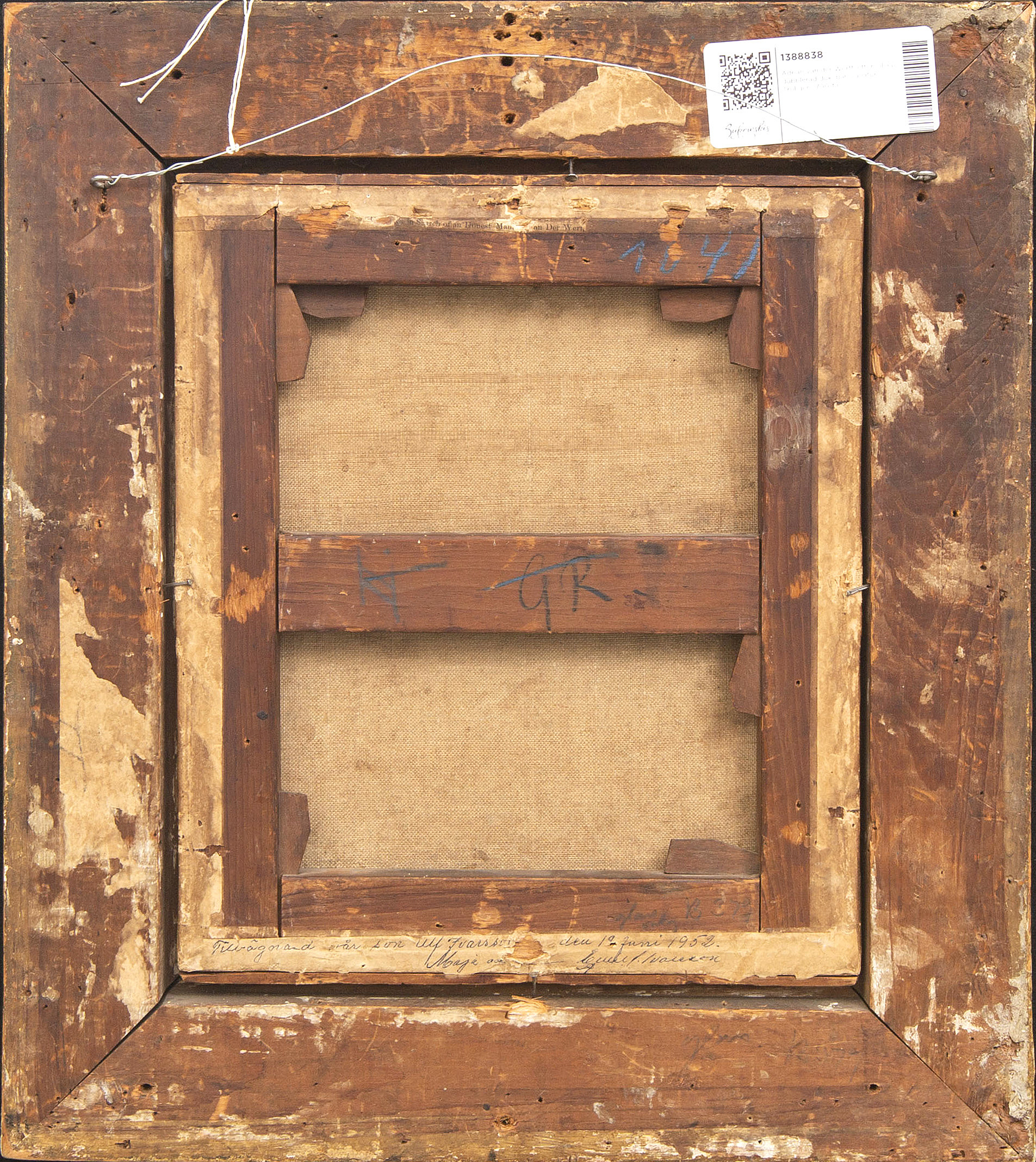 Adrian van der Werff, after, oil on canvas, bears signature. - Bukowskis