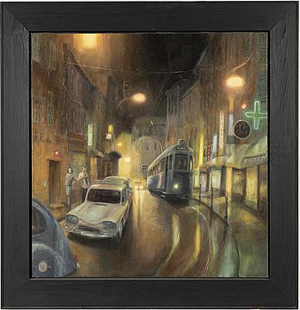 Mats Åkerman, oil on canvas, signed and dated 2006 verso. - Bukowskis