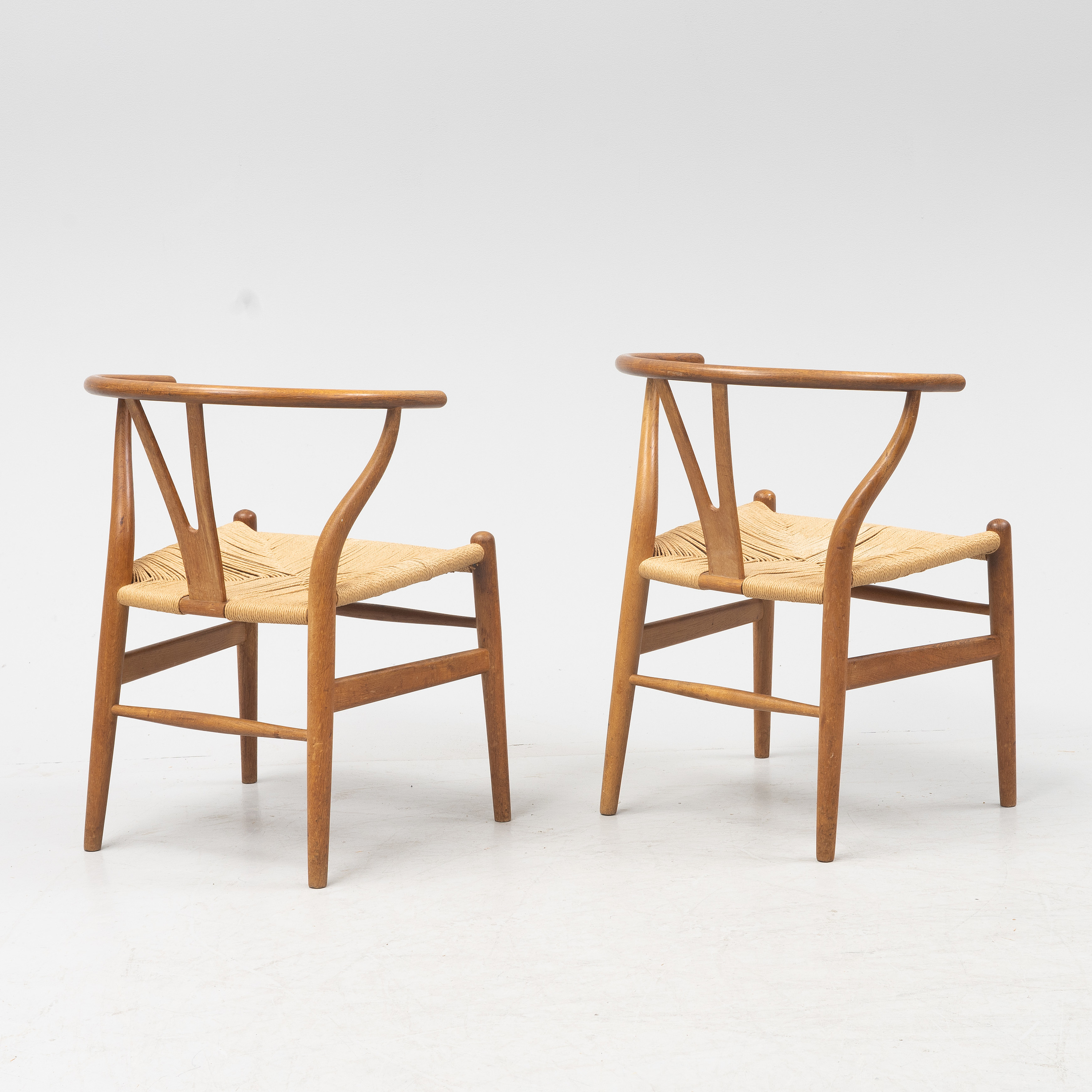 Hans J Wegner, stolar, 6st, "CH24/Wishbone Chair", Carl Hansen & Son ...