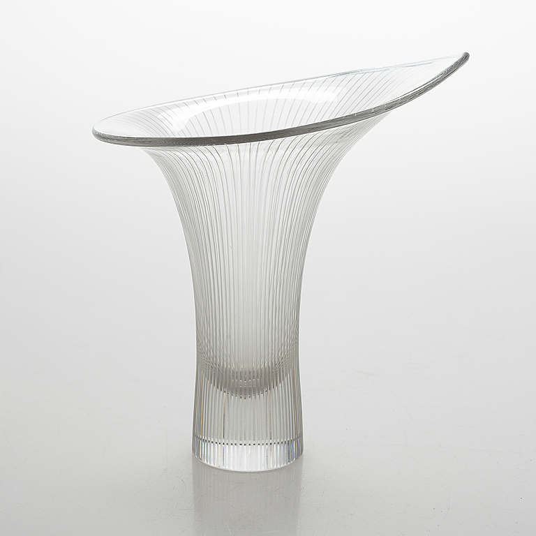 Tapio Wirkkala, a 'Chanterelle' vase, signed Tapio Wirkkala, Iittala ...