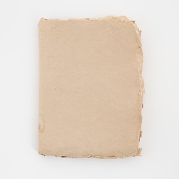 Michelle Stuart, skulptur, handgjort papper, signerad och daterad 1977 ...