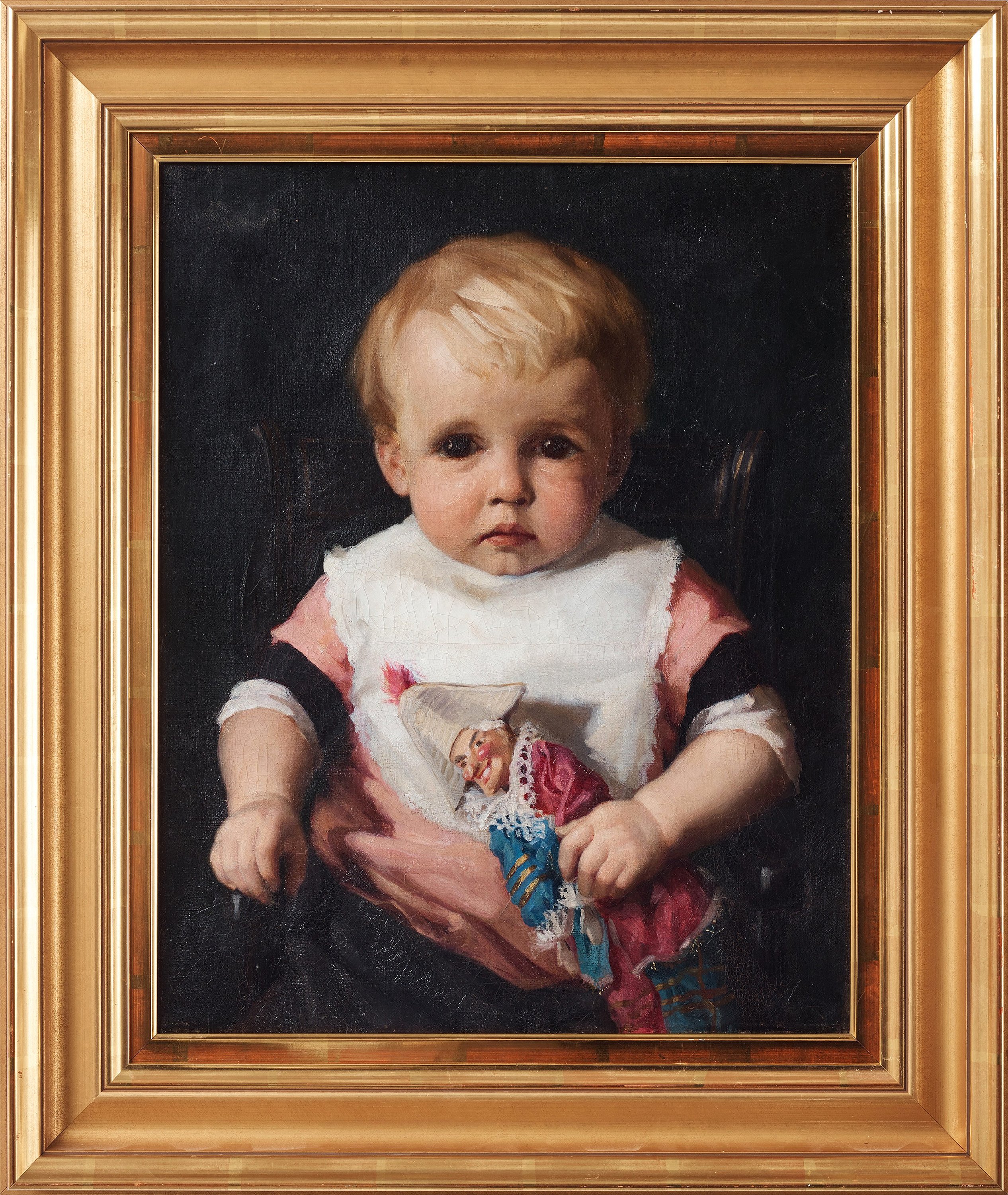 Albert Edelfelt, Barnporträtt föreställande konstnären Berndt Lindholms ...