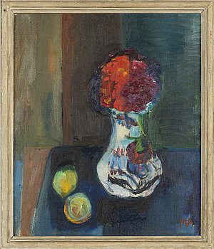 Maj Arnell, oil on canvas, signed and dated -48 verso. - Bukowskis