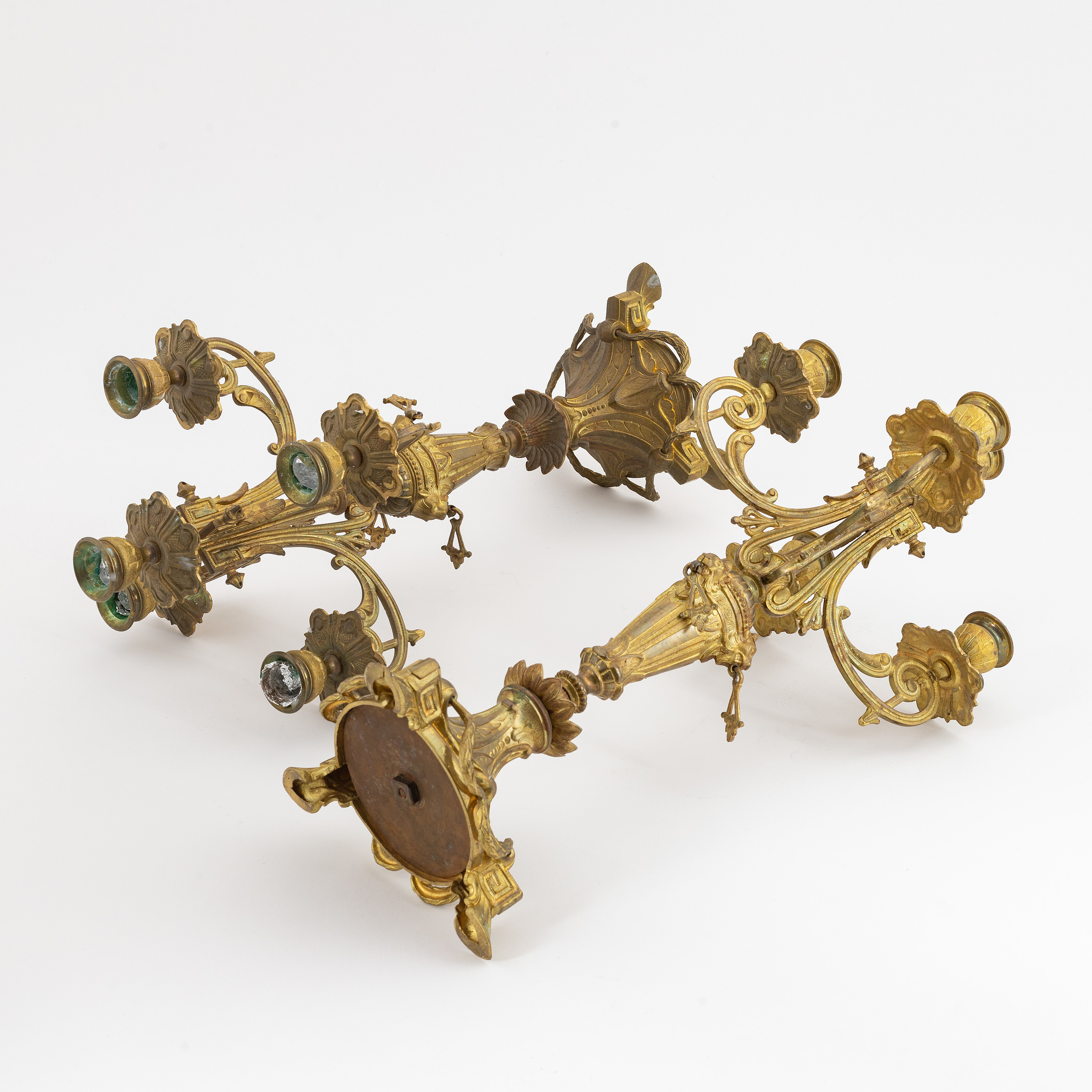 Kandelabrar, ett par, sent 1800-tal. - Bukowskis