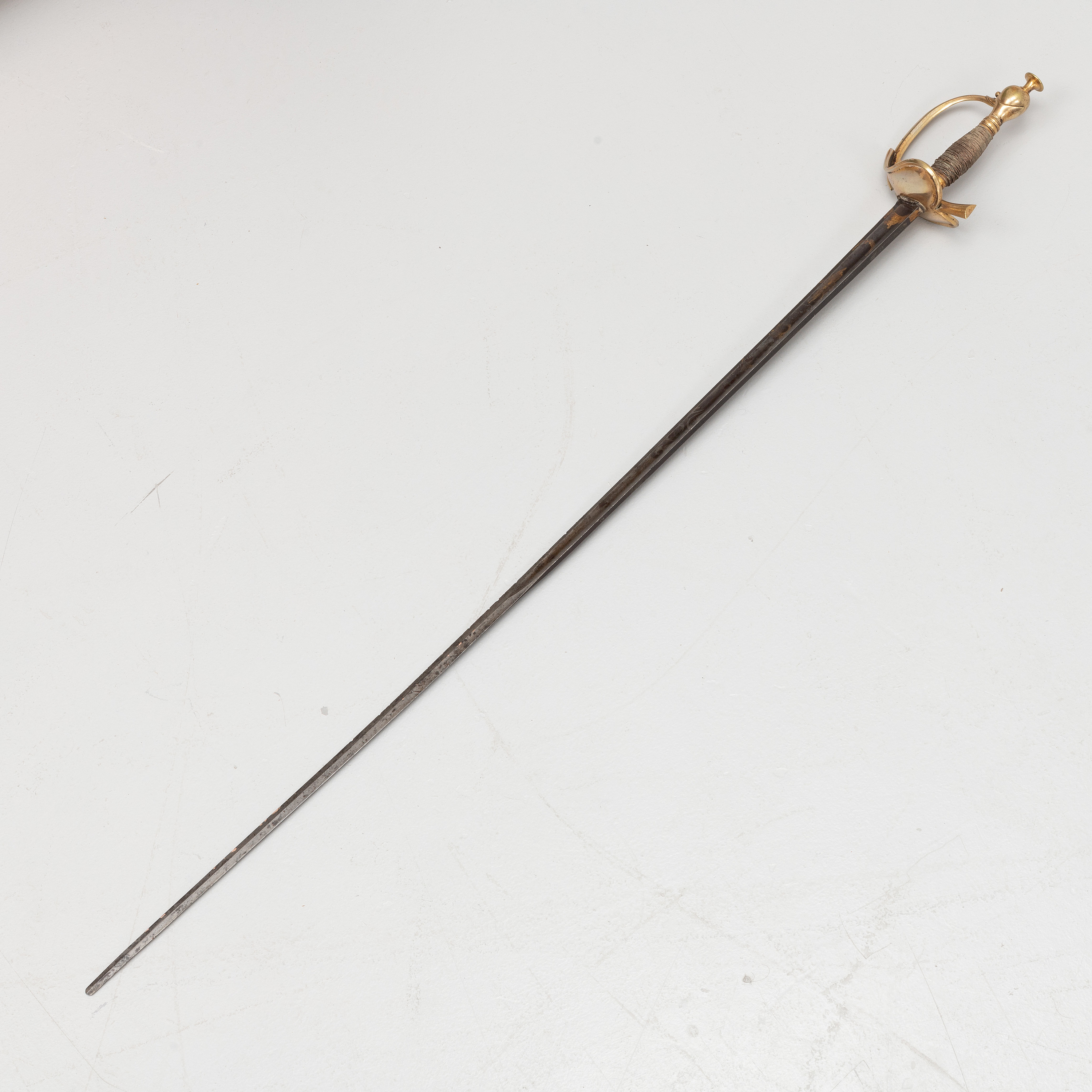 A British officer's sword, with boat shell guard, early 19th Century ...