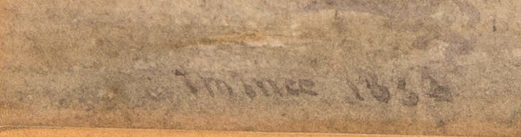 Joseph Murray Ince, akvarell, daterad 1833 (?). - Bukowskis