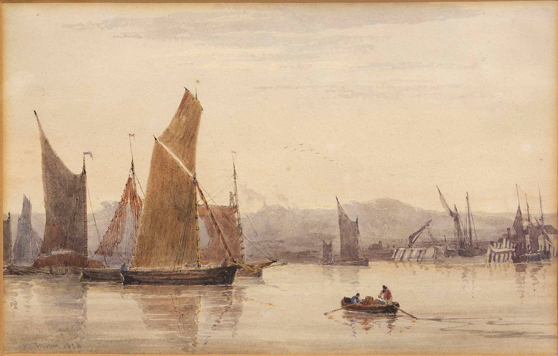 Joseph Murray Ince, akvarell, daterad 1833 (?). - Bukowskis