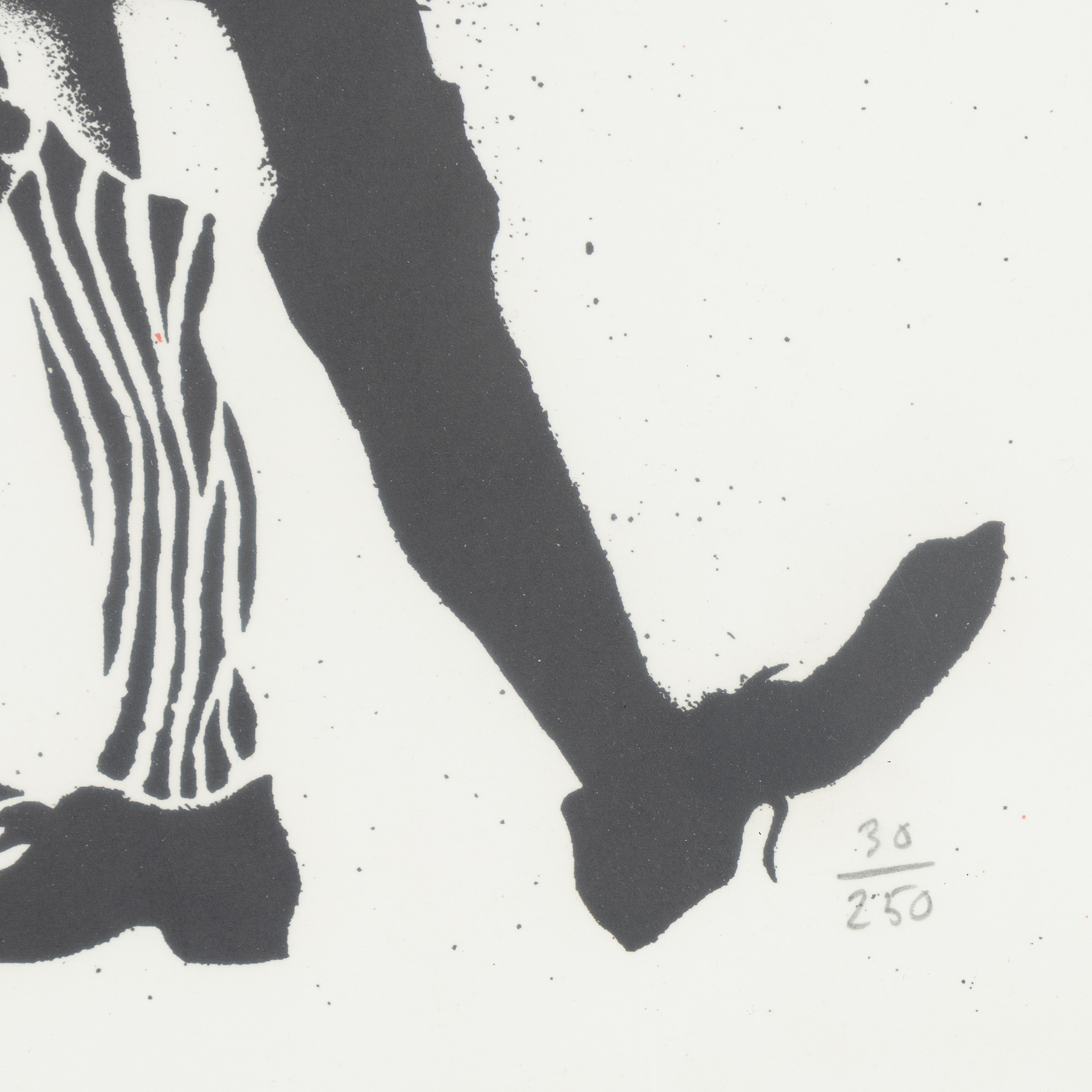 Iron, lithograph in colours, signed 20/250. - Bukowskis