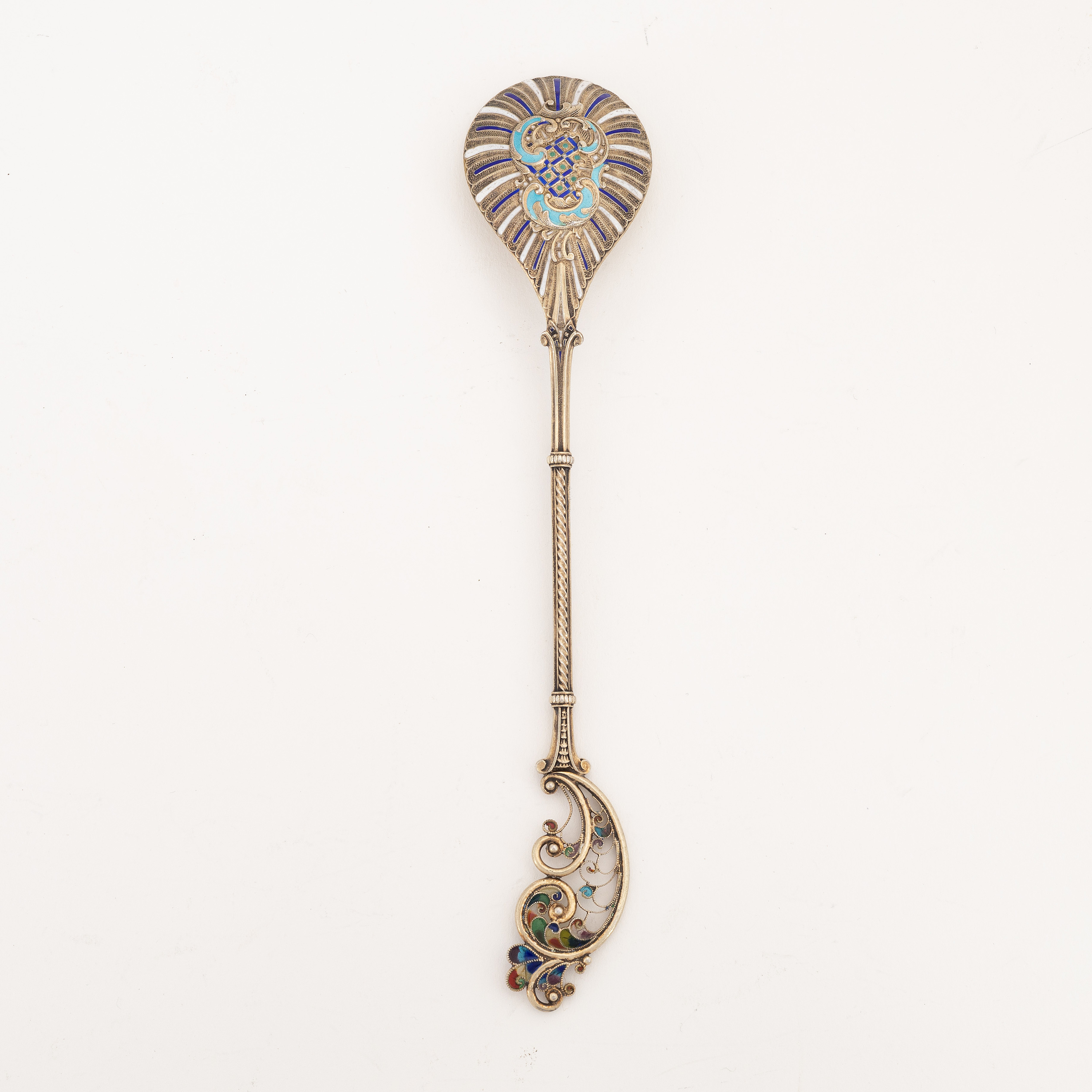 David Andersen, sked, silver, emalj och sk fönsteremalj, Norge, omkring ...