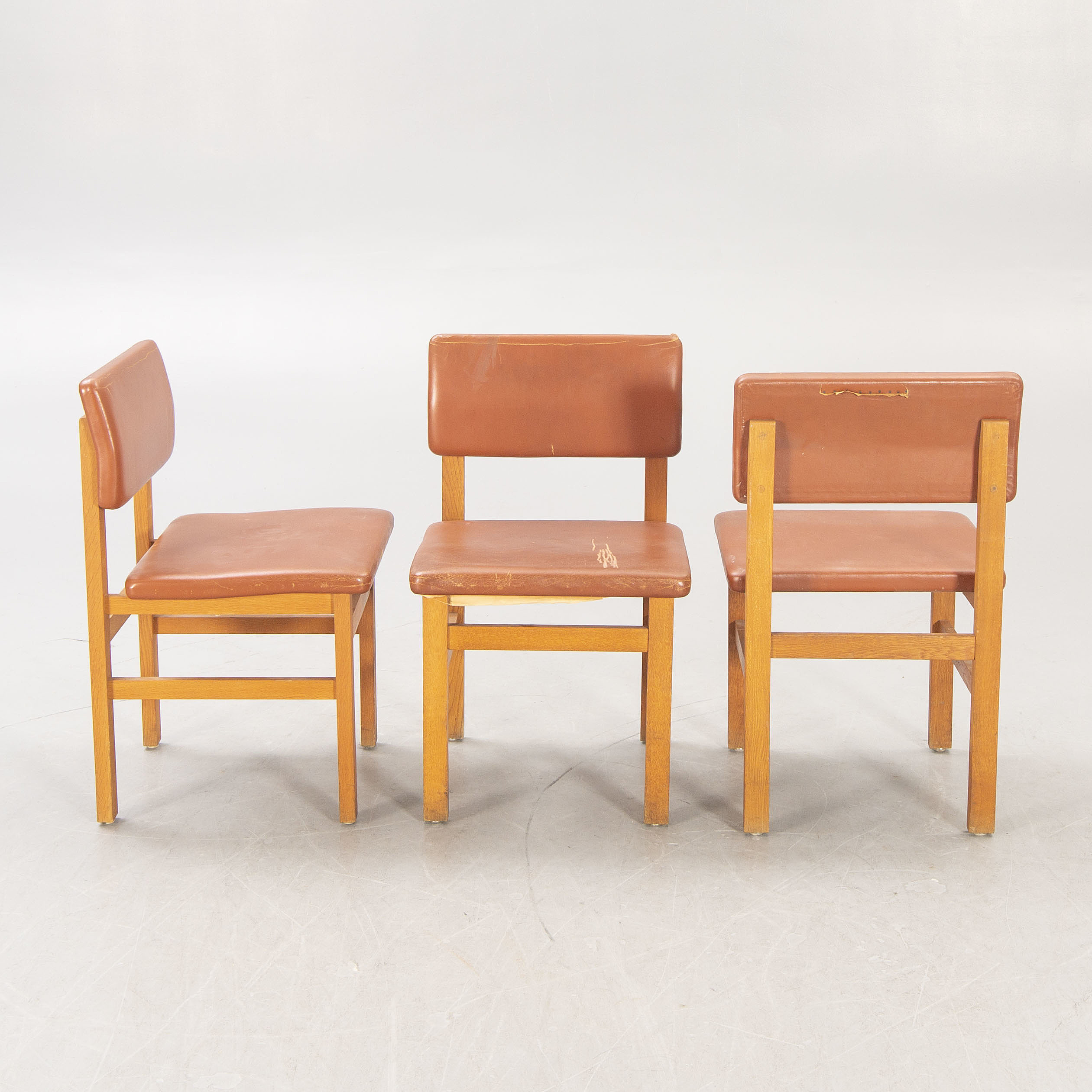 John Kandell, stolar 6 st av JE Blomqvist möbelfabrik Uppsala, 1960-tal ...