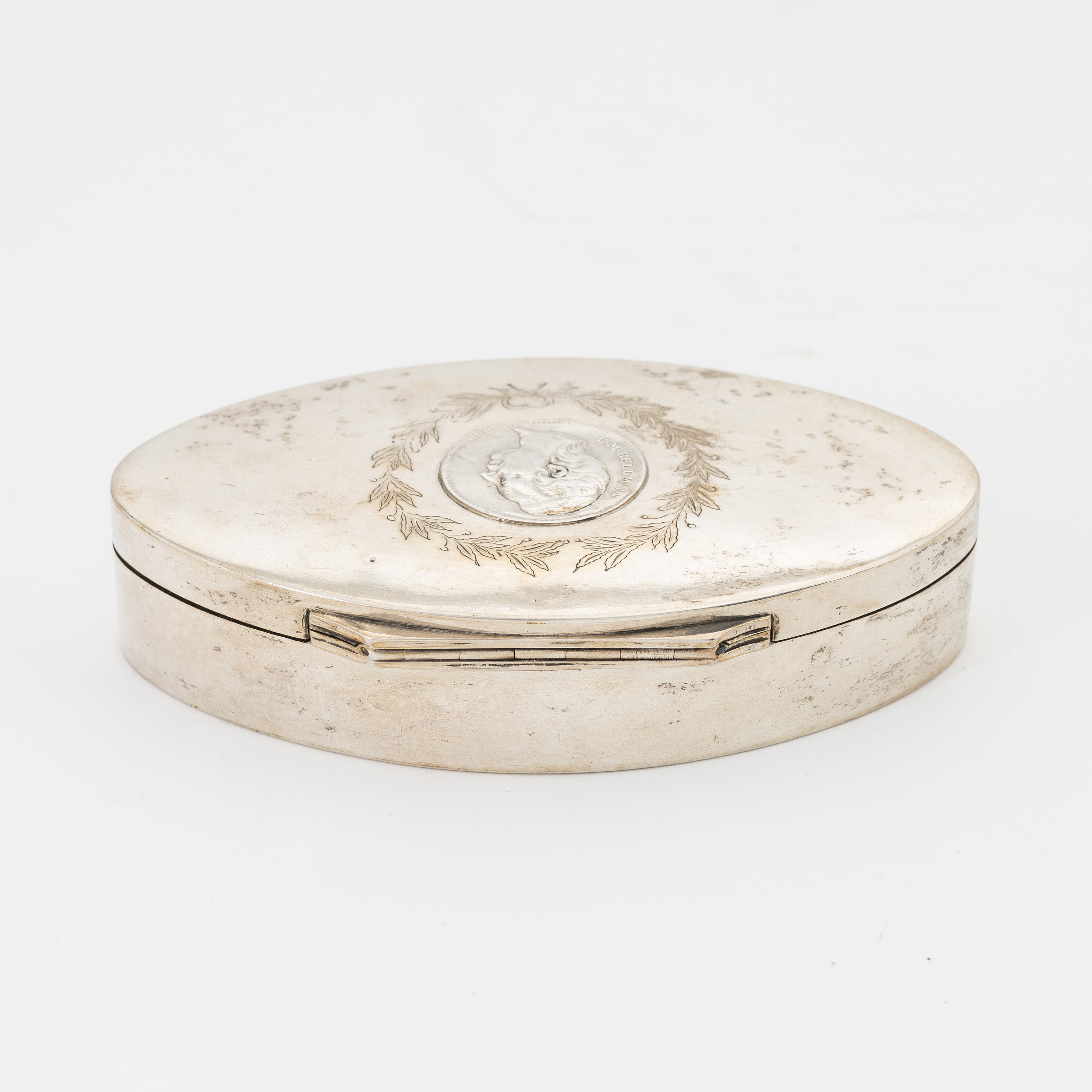 Snusdosa, silver, av Anders Rahm, Empire, Norrköping 1812. - Bukowskis