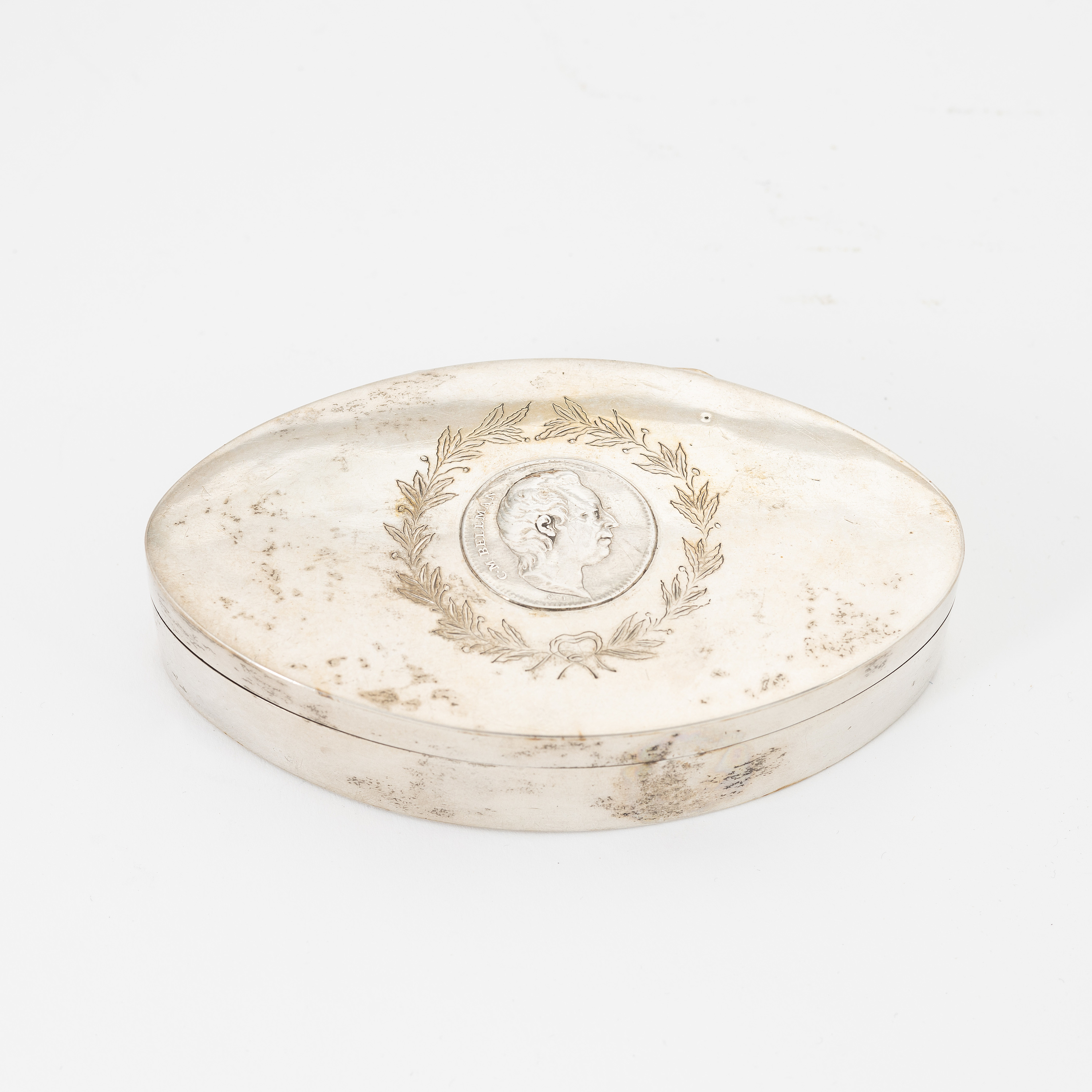 Snusdosa, silver, av Anders Rahm, Empire, Norrköping 1812. - Bukowskis