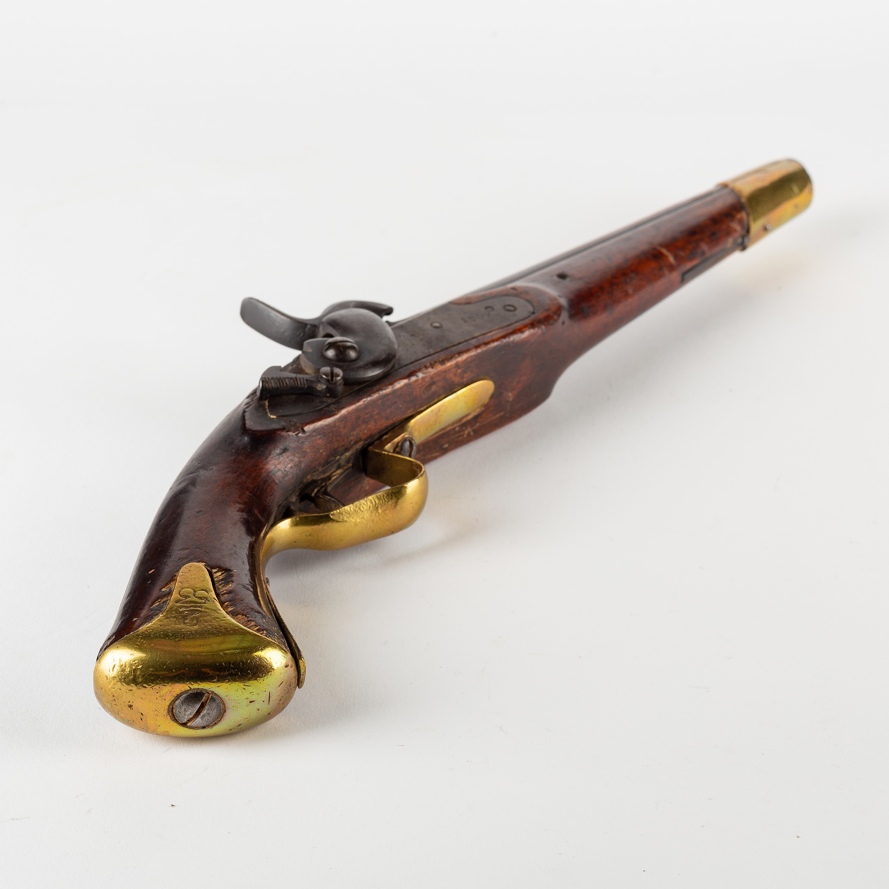 A Swedish percussion pistol, 1820-49 pattern. - Bukowskis