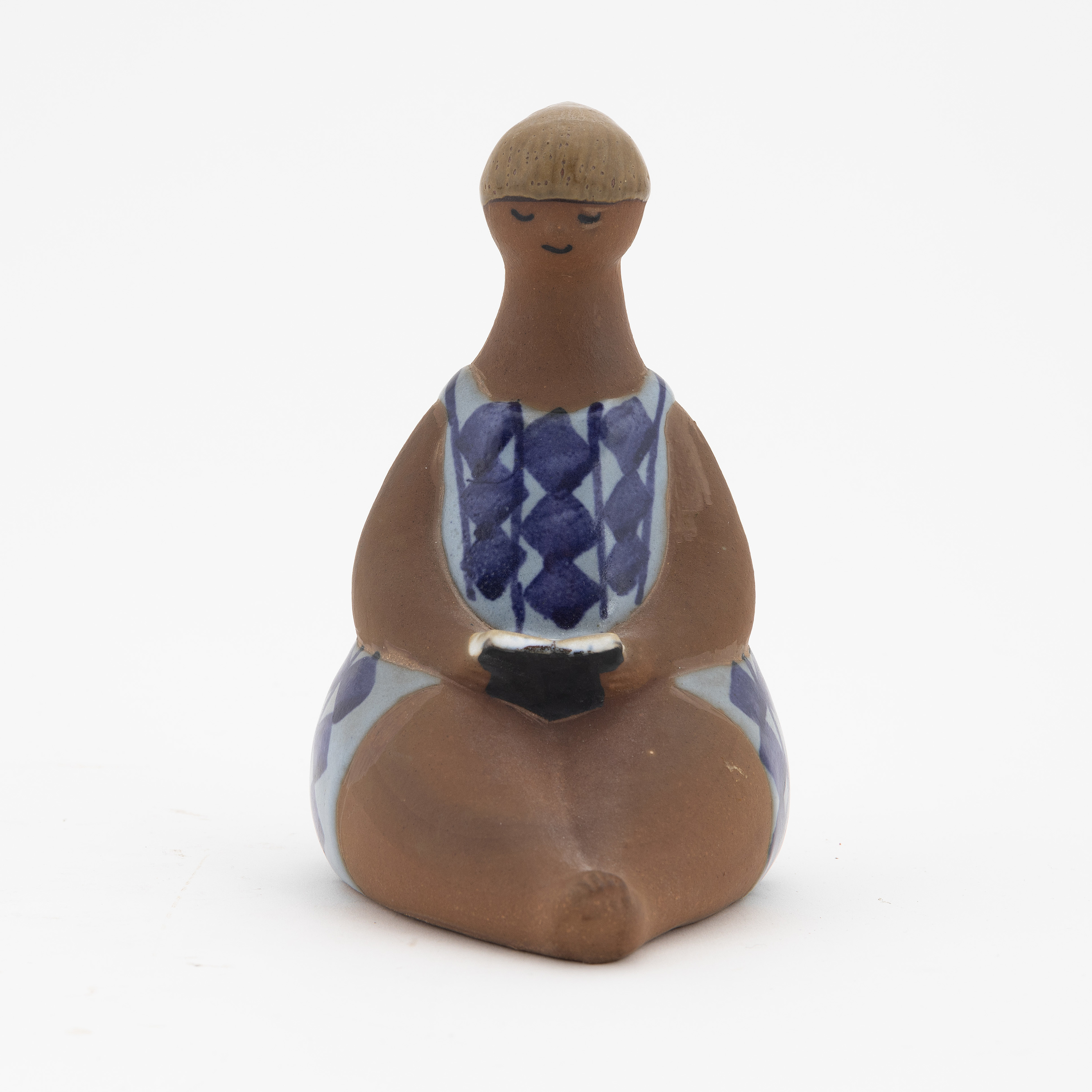 Lisa Larson, an 'Amalia' Stoneware figurine from 'ABC-flickorna', Gustavsberg. - Bukowskis