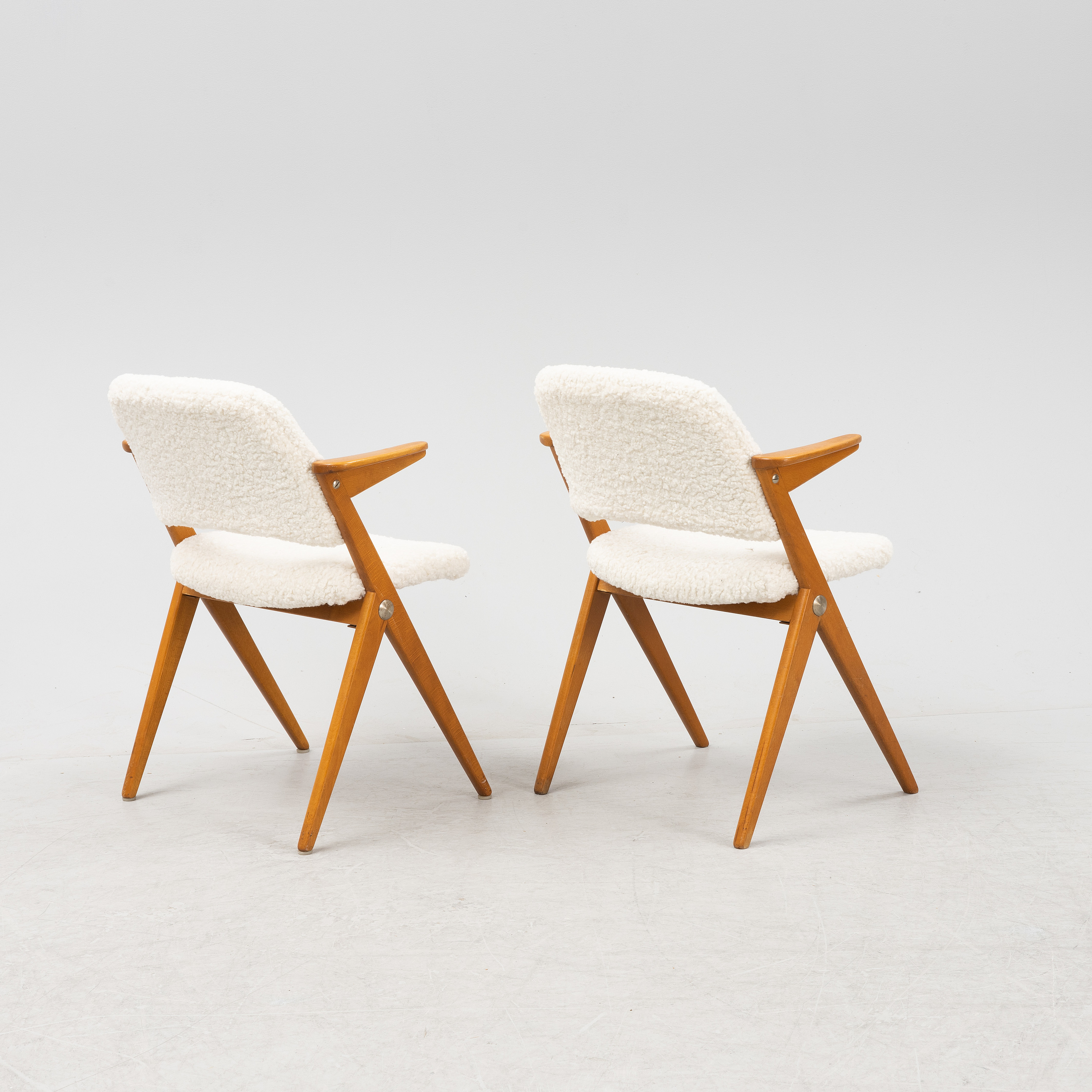 Bengt Ruda, a pair of armchairs, from the Triva series, Nordiska ...