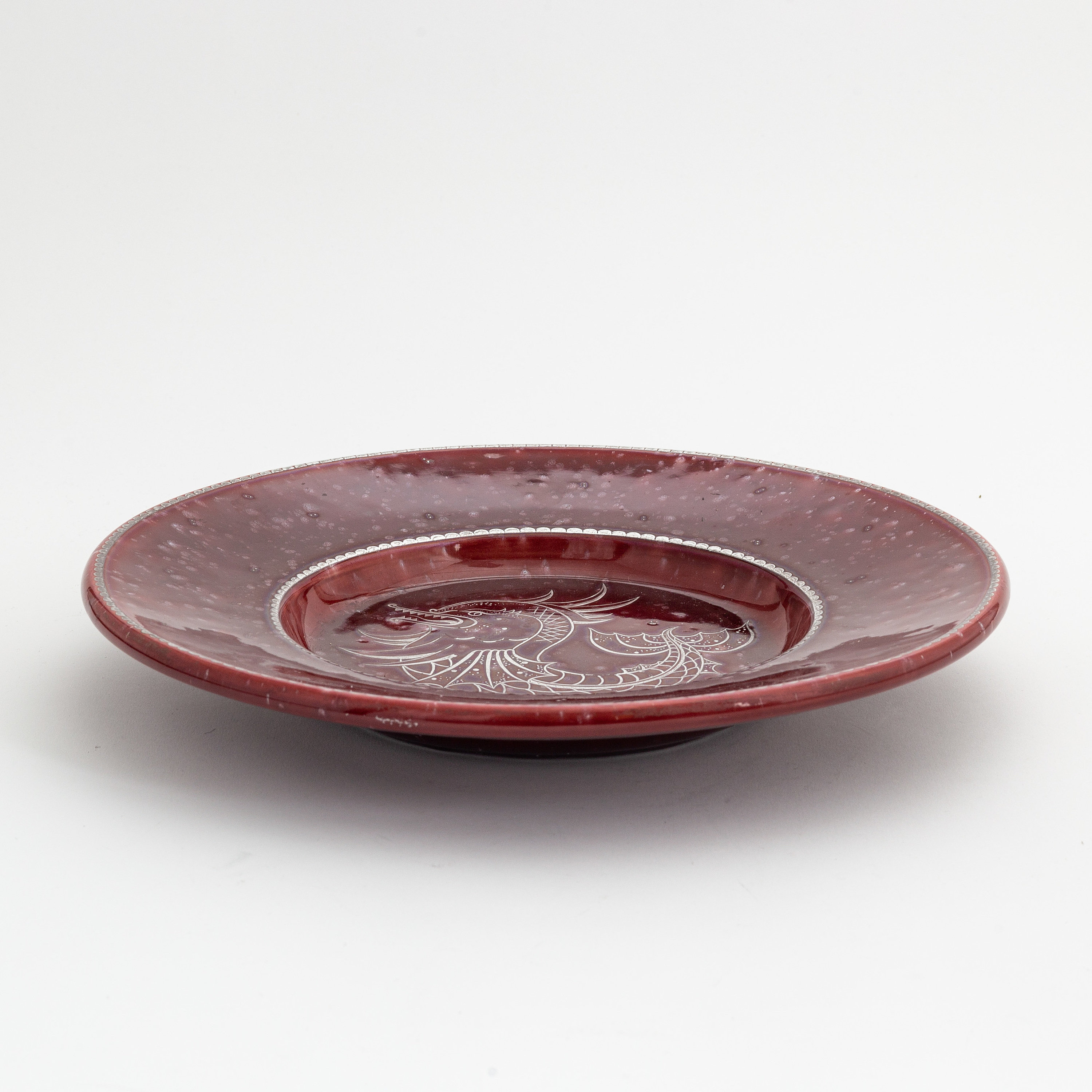 Wilhelm Kåge, fat, stengods, "Argenta", Gustavsberg. - Bukowskis